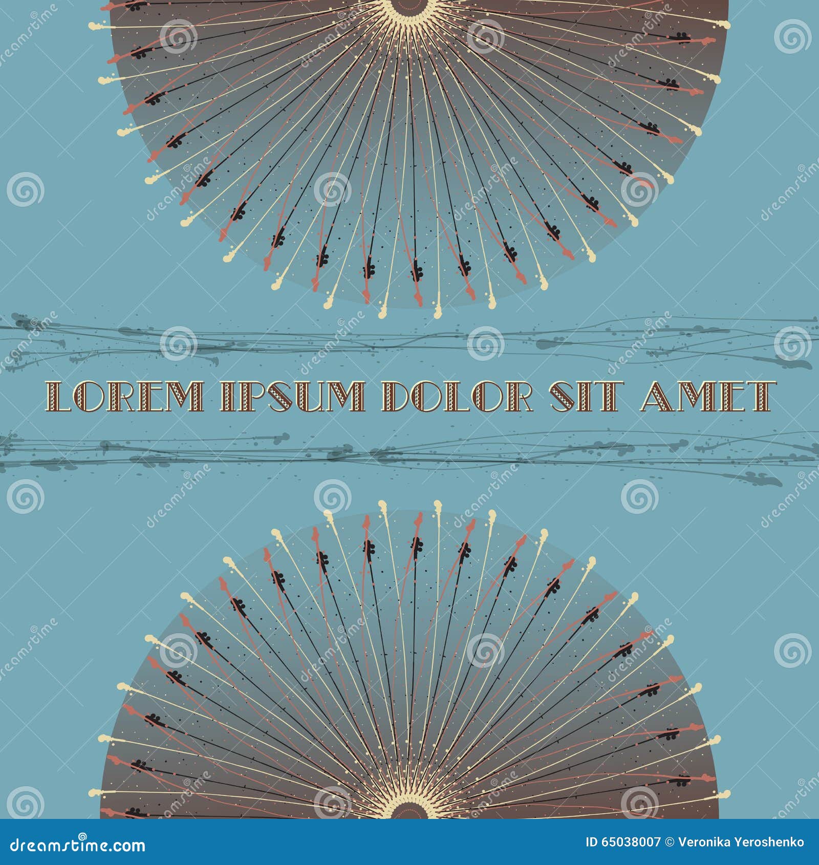 Ethnic Design. Vector Background Stock Vector - Illustration of card ...