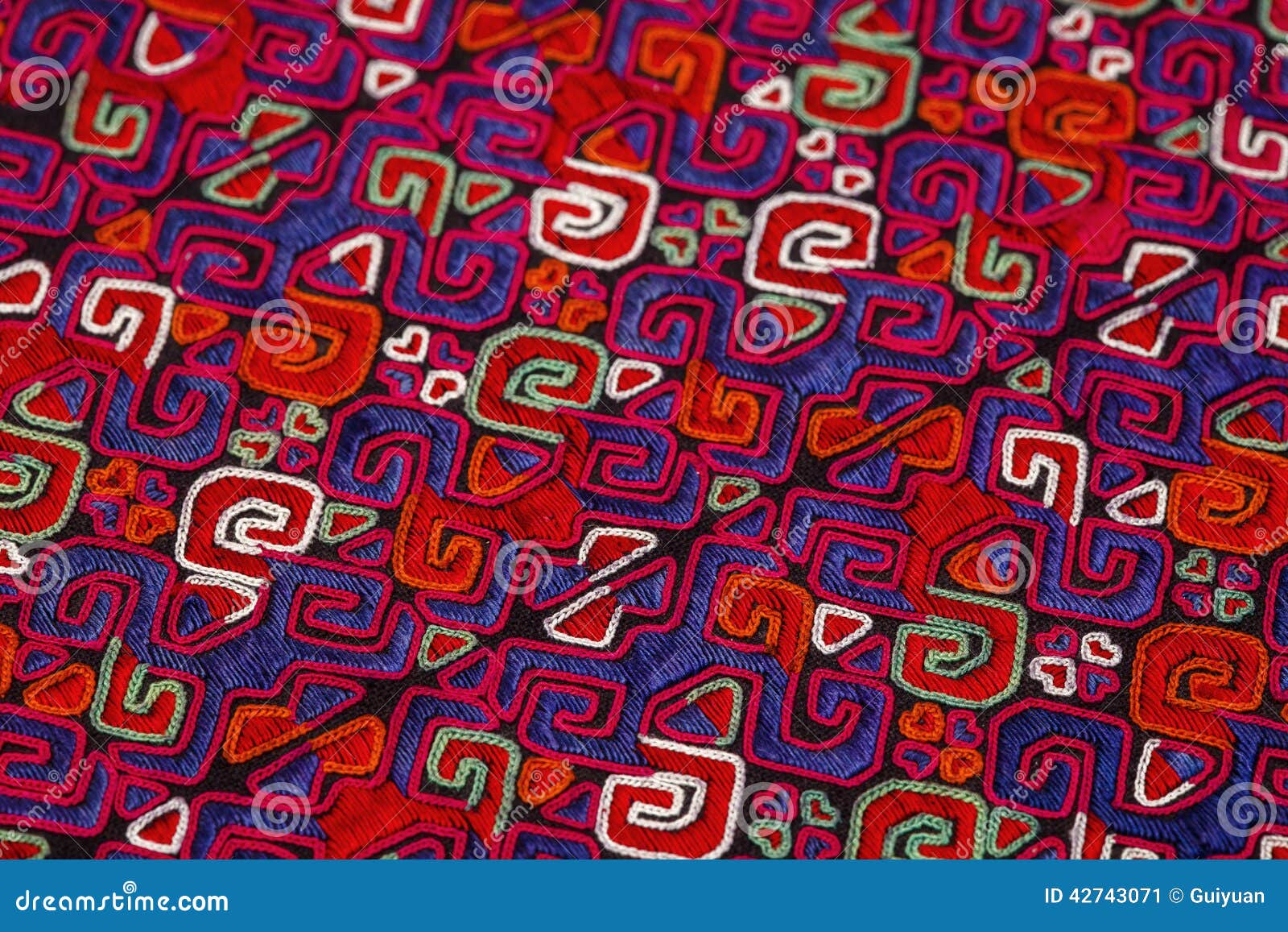 Ethnic embroidery pattern stock image. Image of element - 42743071