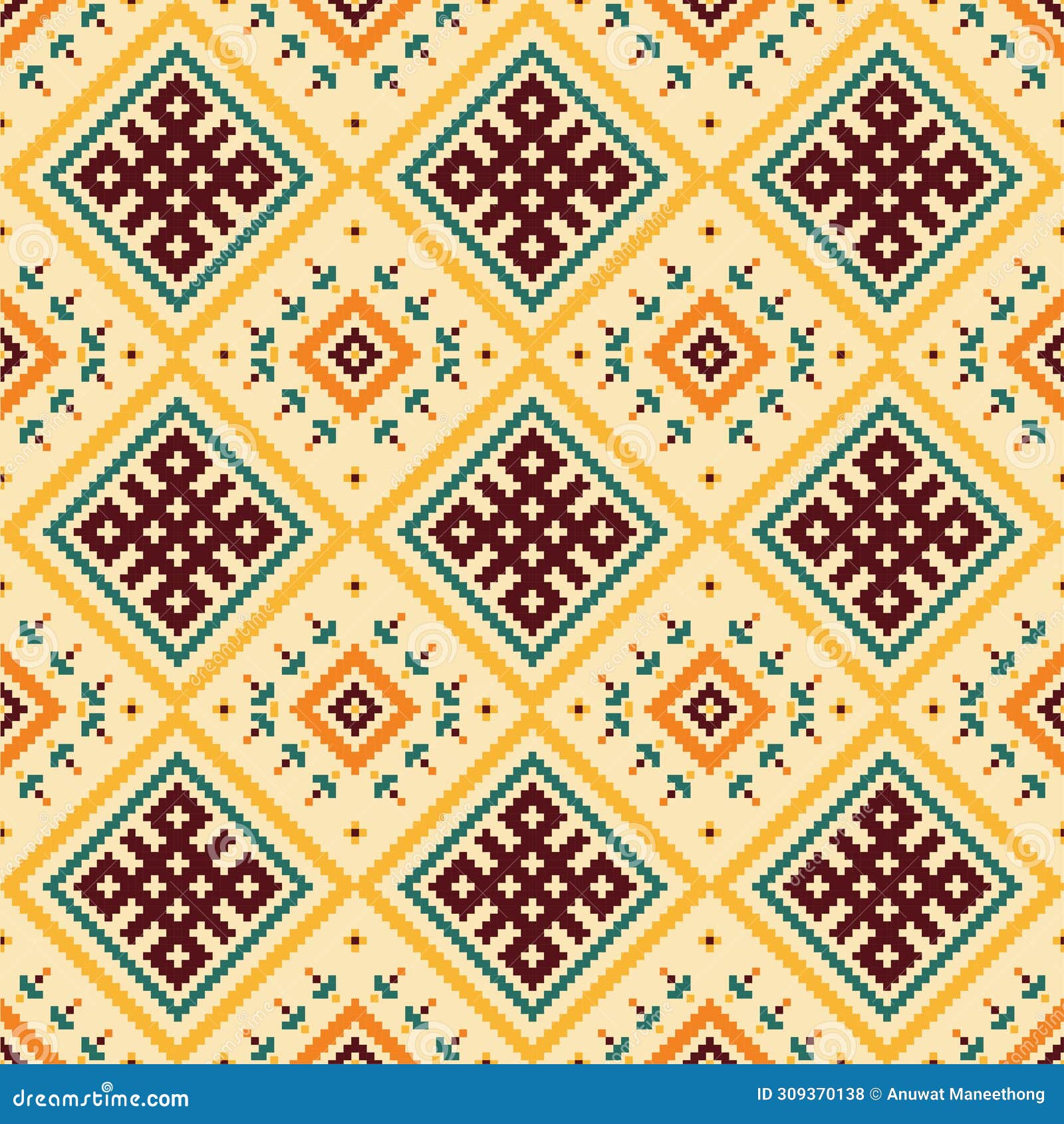 Ethnic Fabric Pattern Features a Richly Embroidered Texture. Geometric ...