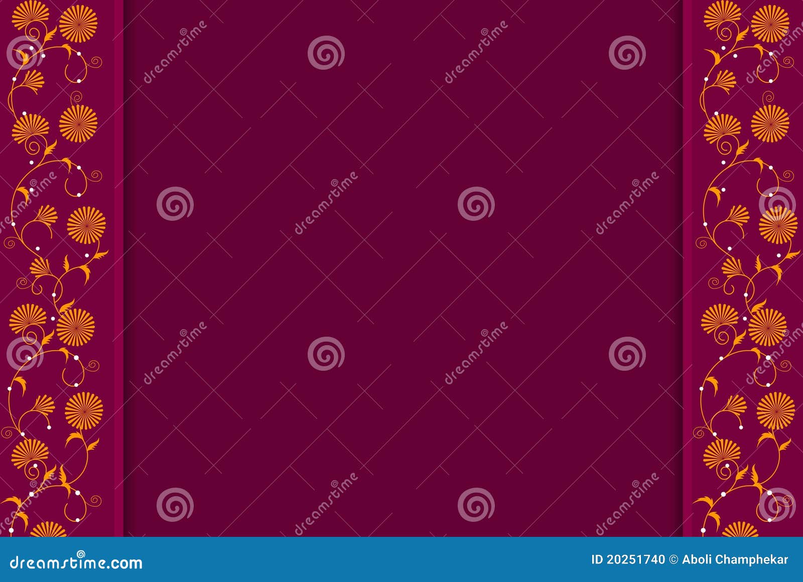 Ethnic Floral Rich Invitation Design Stock Illustration - Illustration ...