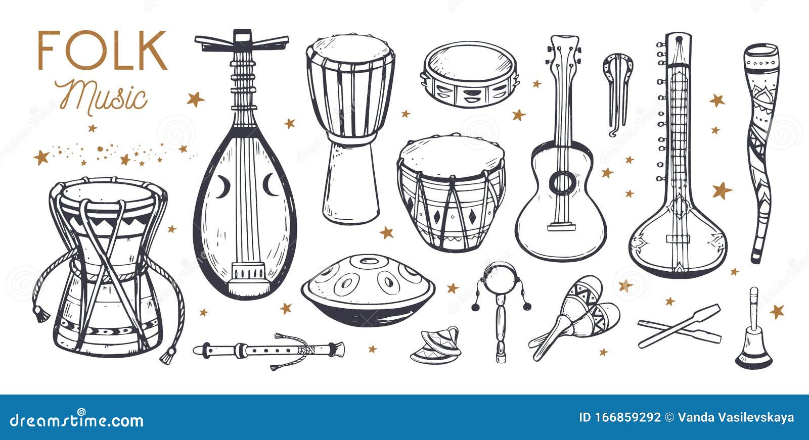 Ethnic, Folk Music Festival Vector Poster, Background. Different Music ... Ethnic, Folk Music Festival Vector Poster, Background. Different Music ...
