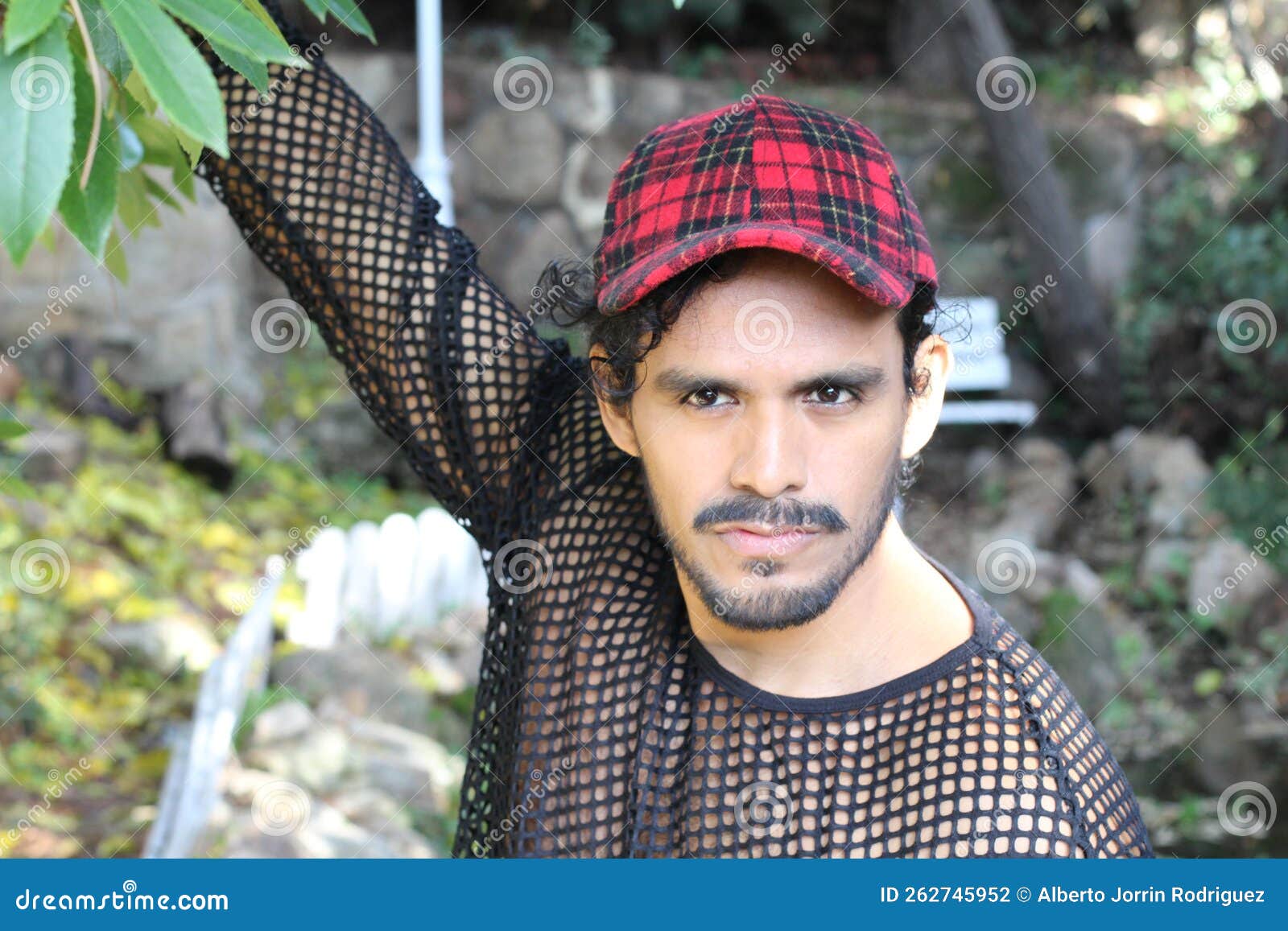 Ethnic Hip Man Looking at Camera Stock Photo - Image of hispanic ...