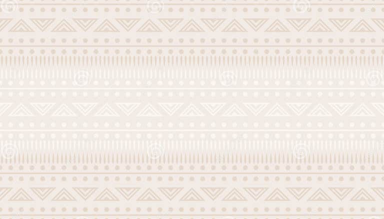 Ethnic Line Pattern Background with Artistic Borders Design Stock ...