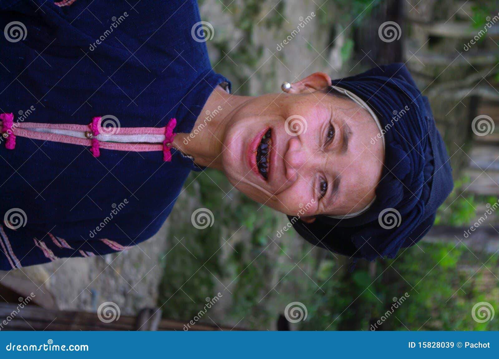 Ethnic Lolo female stock image. Image of jacket, minority - 15828039