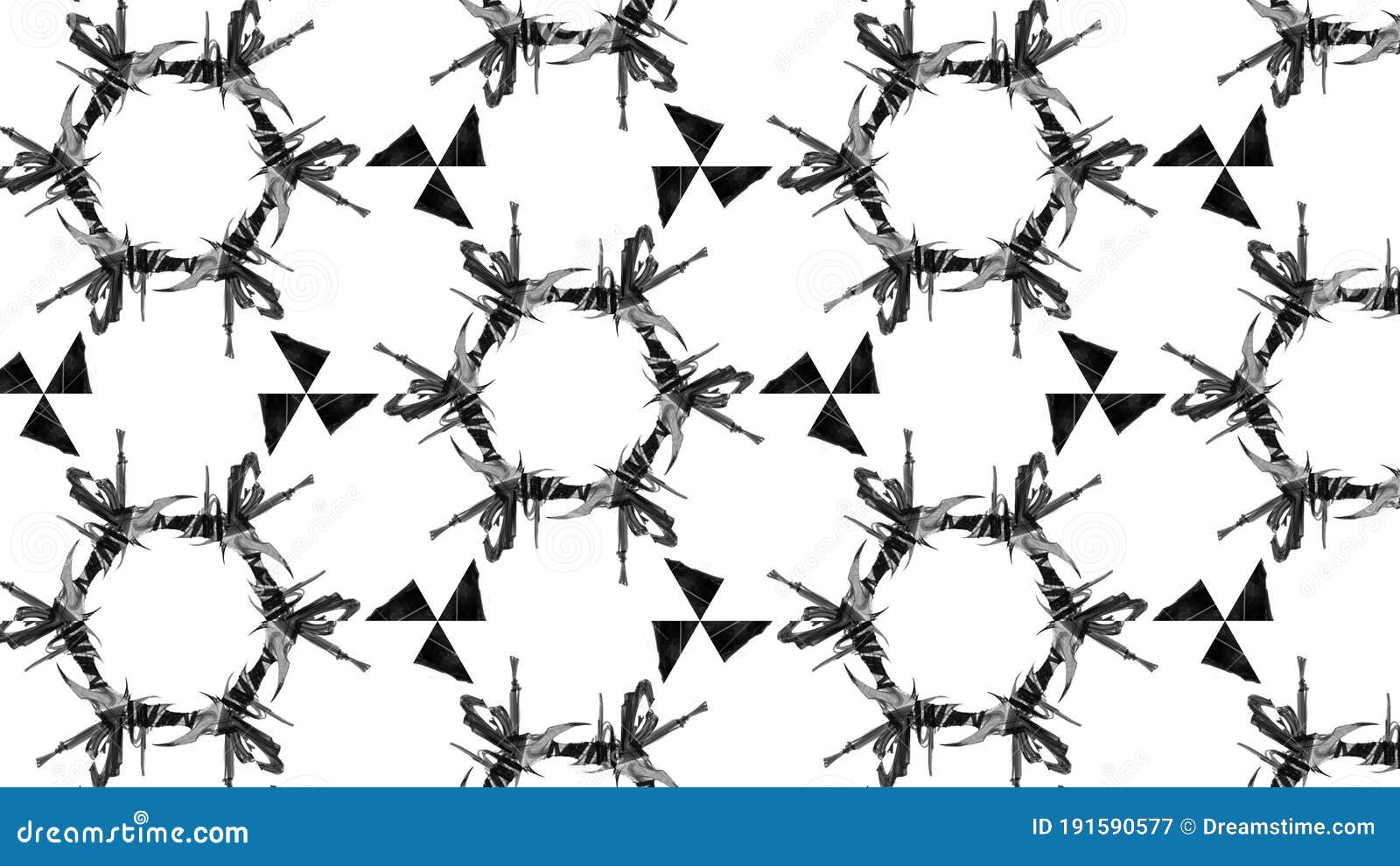 Ethnic Mandala Pattern with Symmetrical Geometry for Wallpaper Stock ...