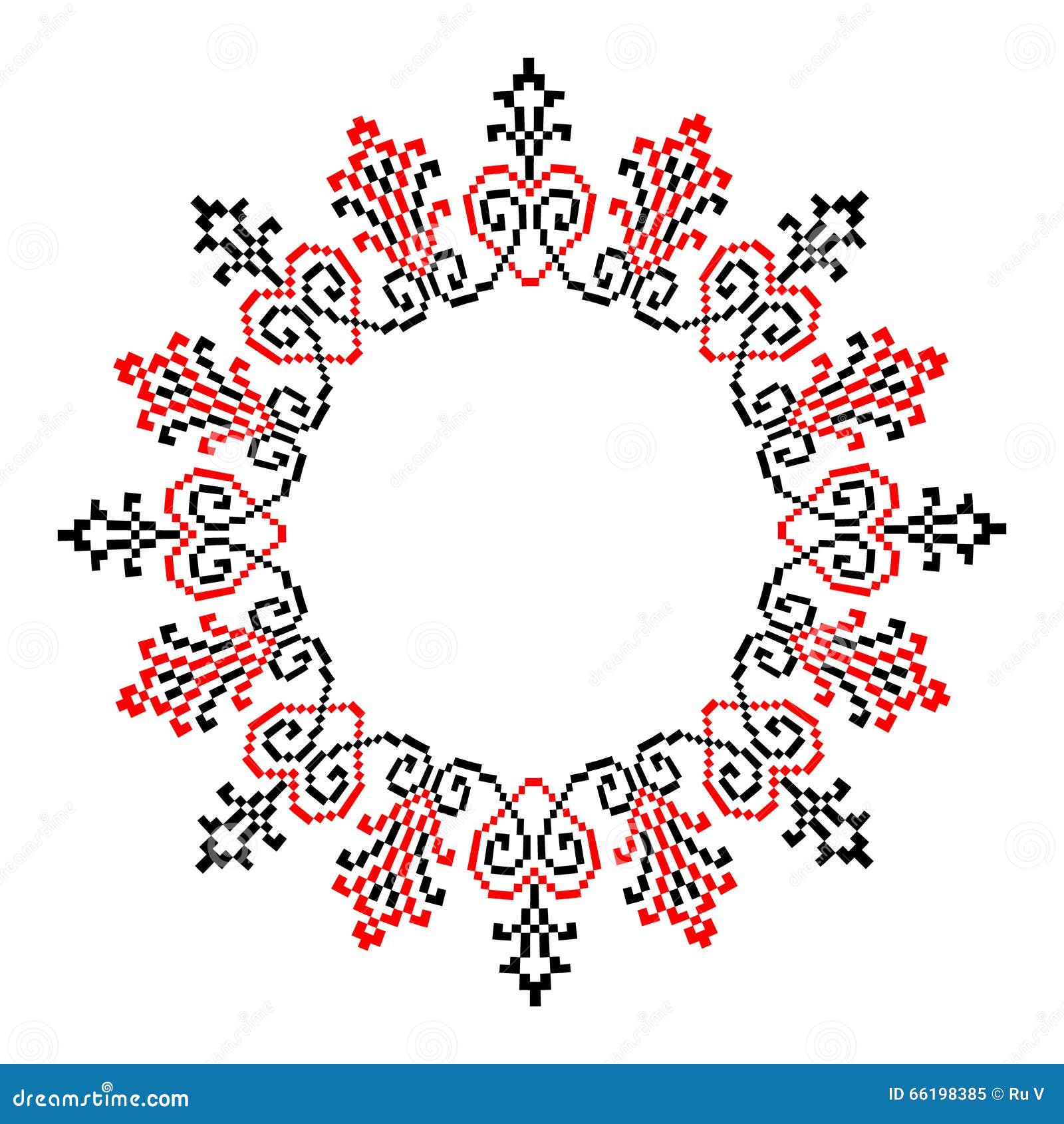 Ethnic Motives. Circular Pattern in Traditional Style. Stock Vector ...
