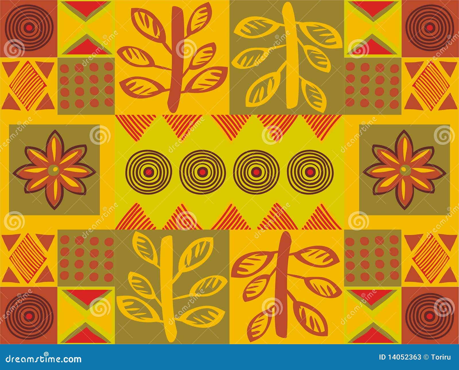 Ethnic pattern stock vector. Illustration of geometrically - 14052363