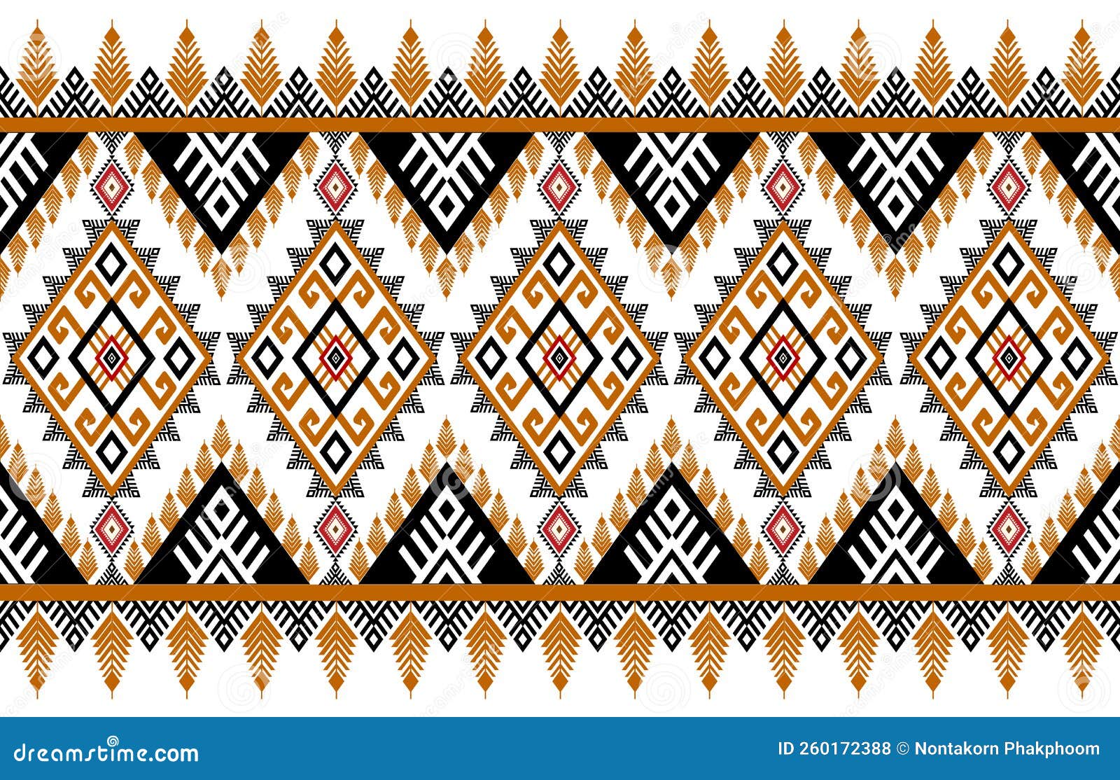 Geometric Ethnic Oriental American Western Pattern Style. Seamless ...