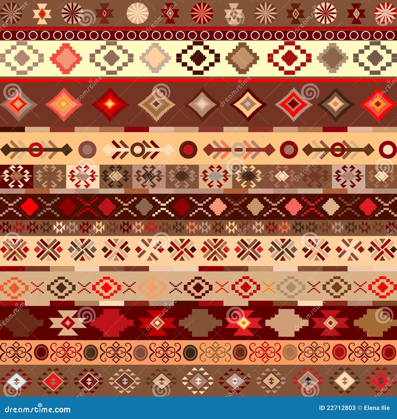 Ethnic pattern background stock illustration. Illustration of ...