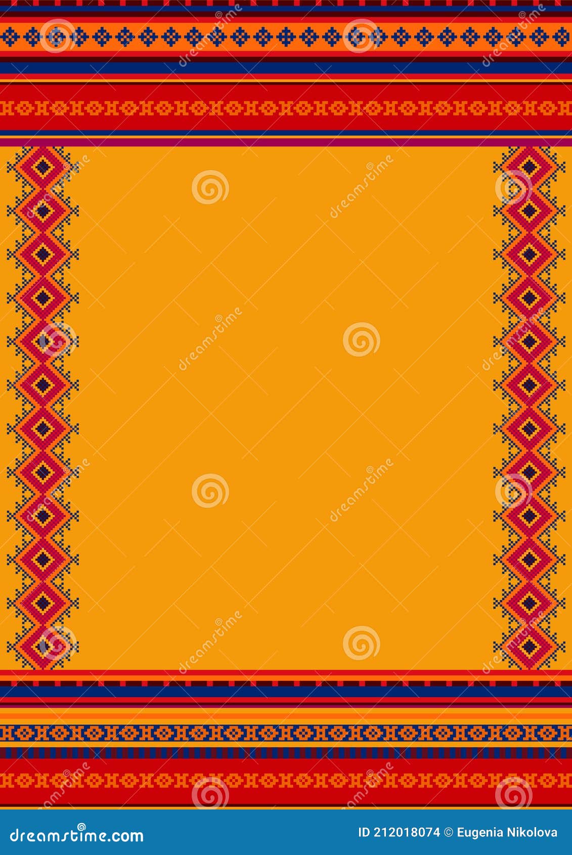 Mexican Menu Background Design
