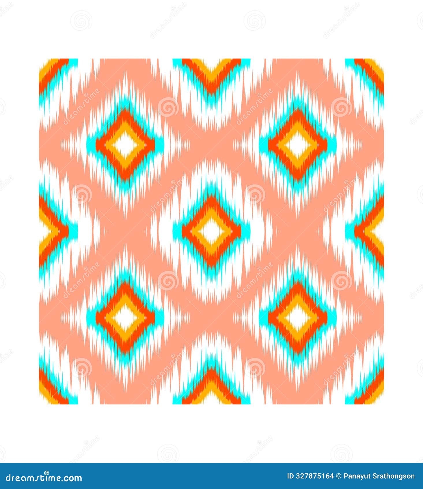 Ethnic Pattern Art Pattern Seamless Geometric Pattern of Ikat Tribe in ...