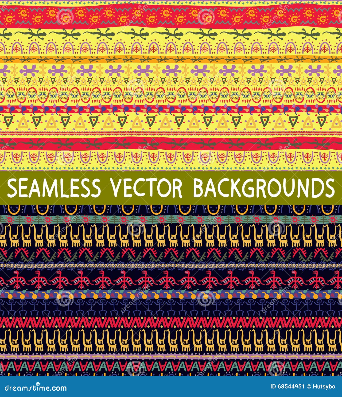 Ethnic patterns line stock vector. Illustration of ethnic - 68544951