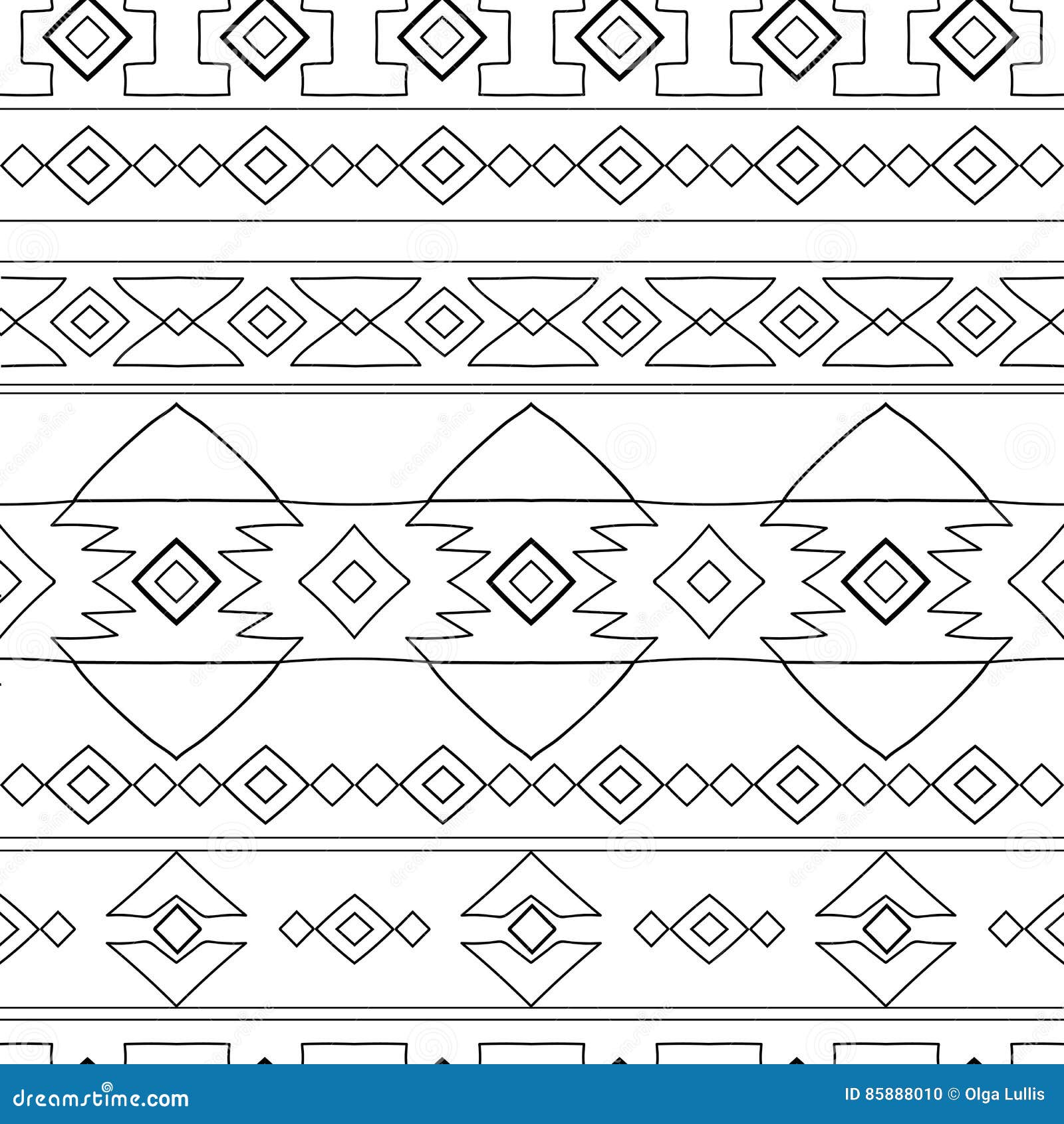 Ethnic peru pattern stock vector. Illustration of ethnic - 85888010