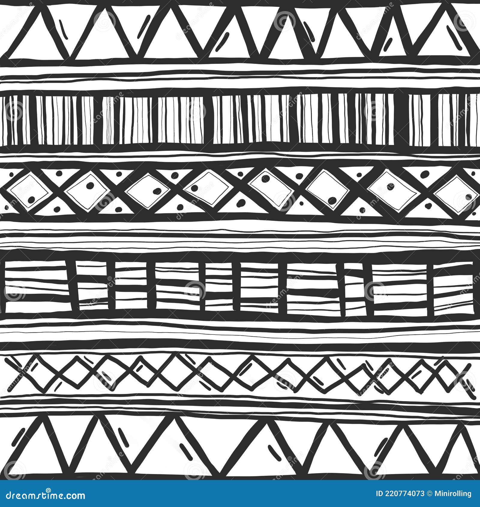 Ethnic plain line pattern stock illustration. Illustration of design ...