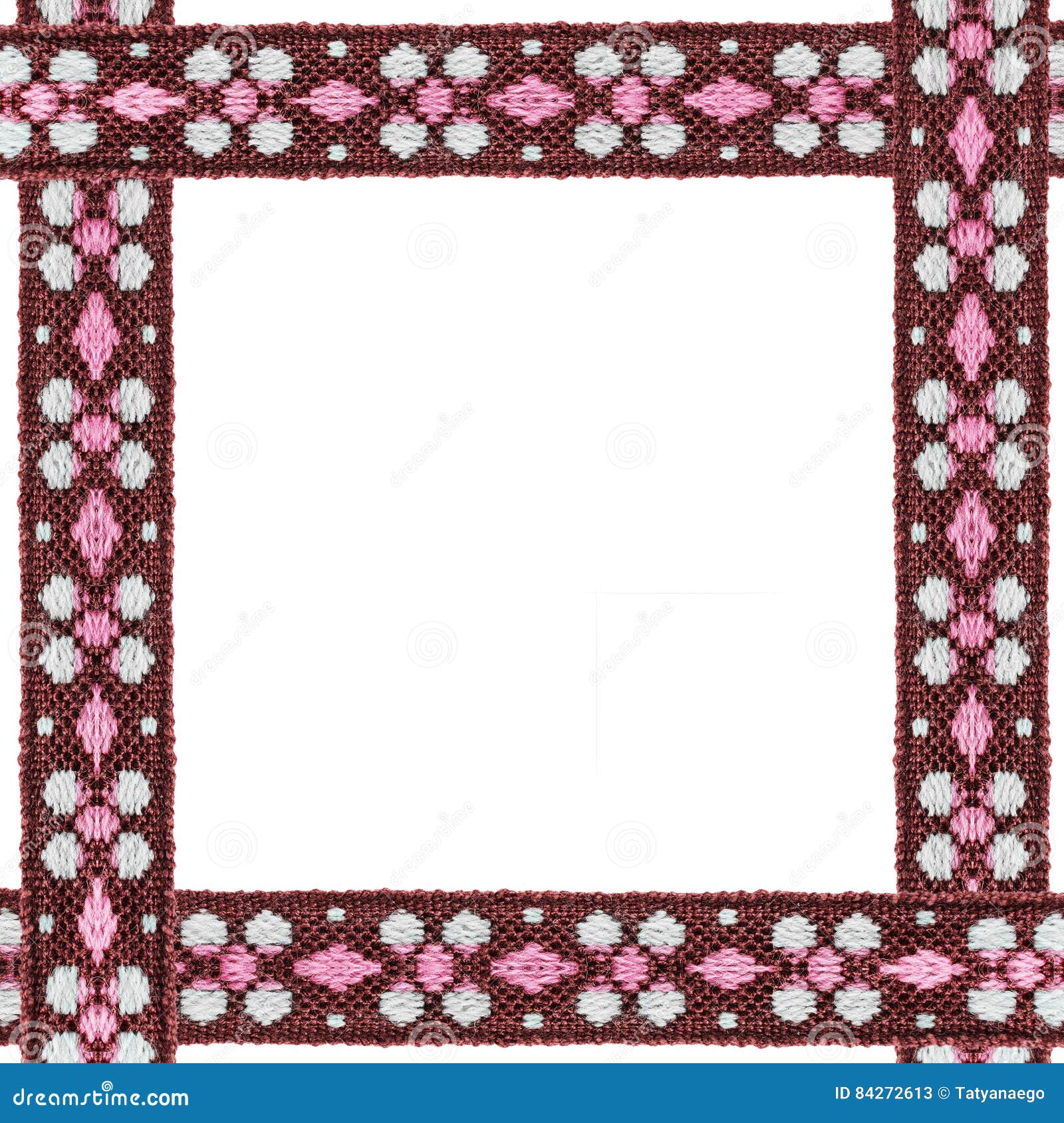 Ethnic ribbons frame stock image. Image of tape, frame - 84272613