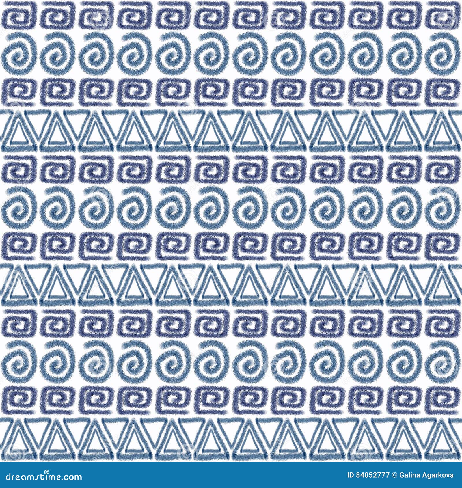 Ethnic Seamless African Pattern Stock Illustration - Illustration of ...