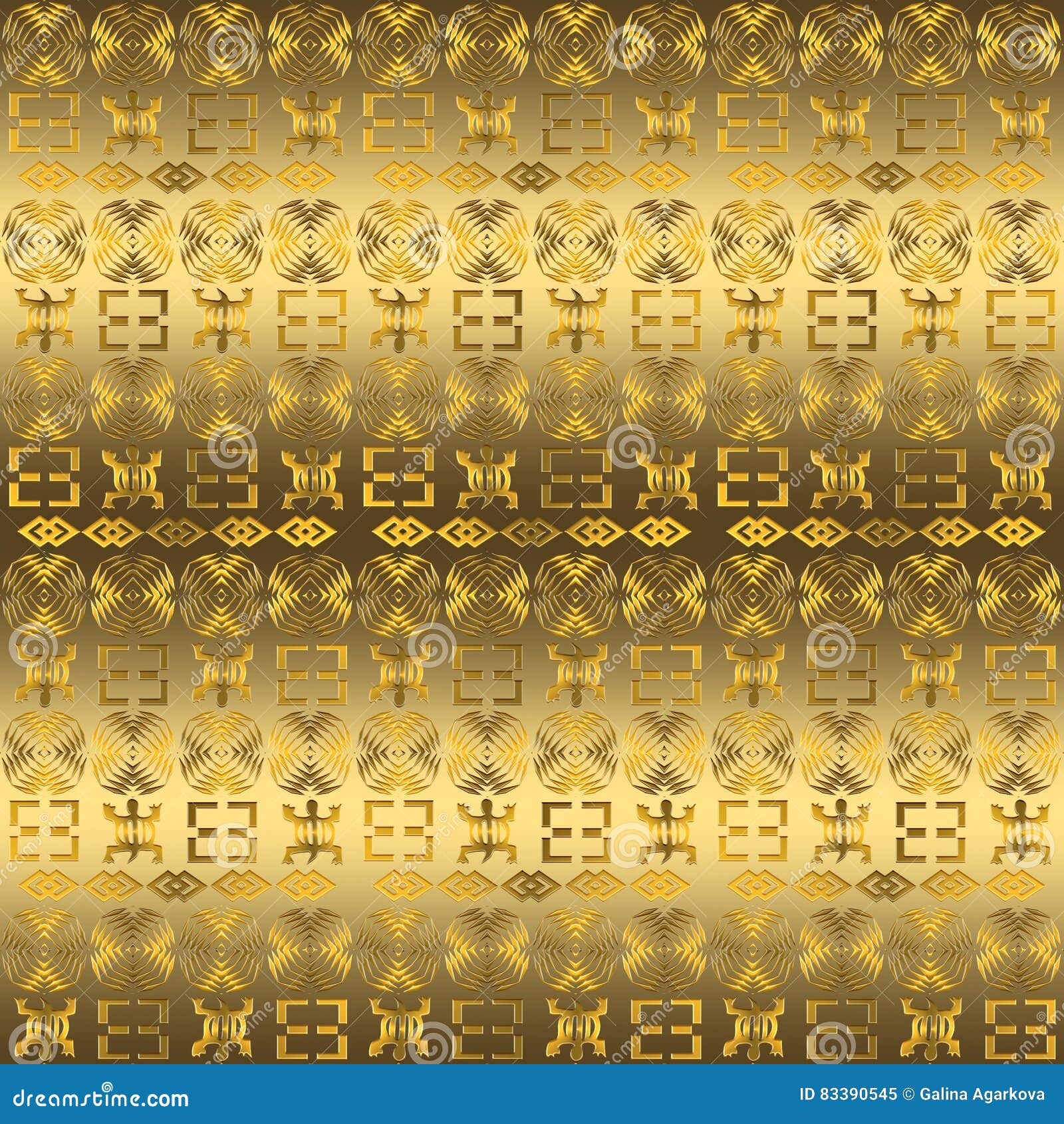 Ethnic Seamless African Pattern Stock Illustration - Illustration of ...