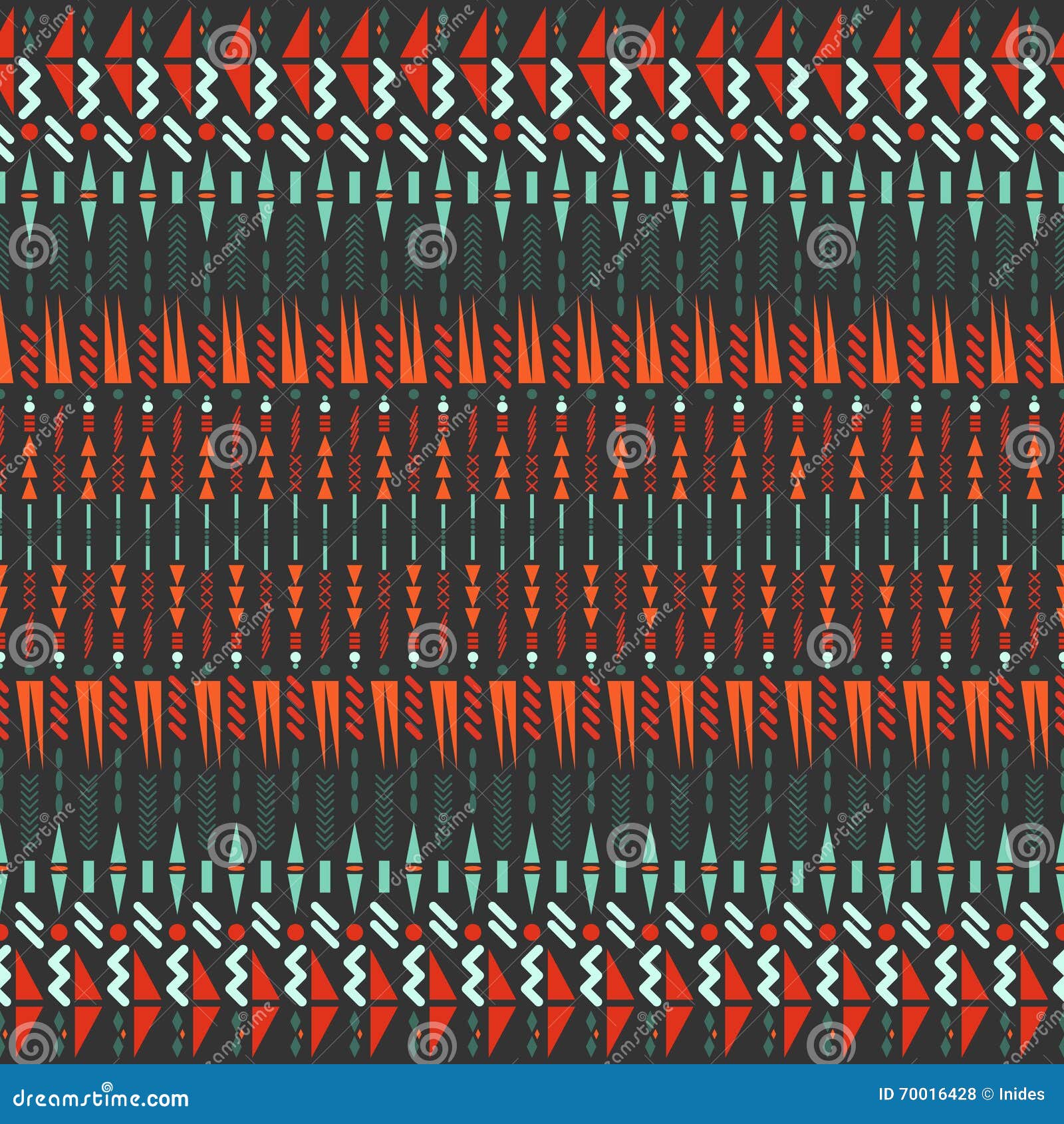 Ethnic Seamless Pattern. Aztec Fabric Design. Stock Vector ...