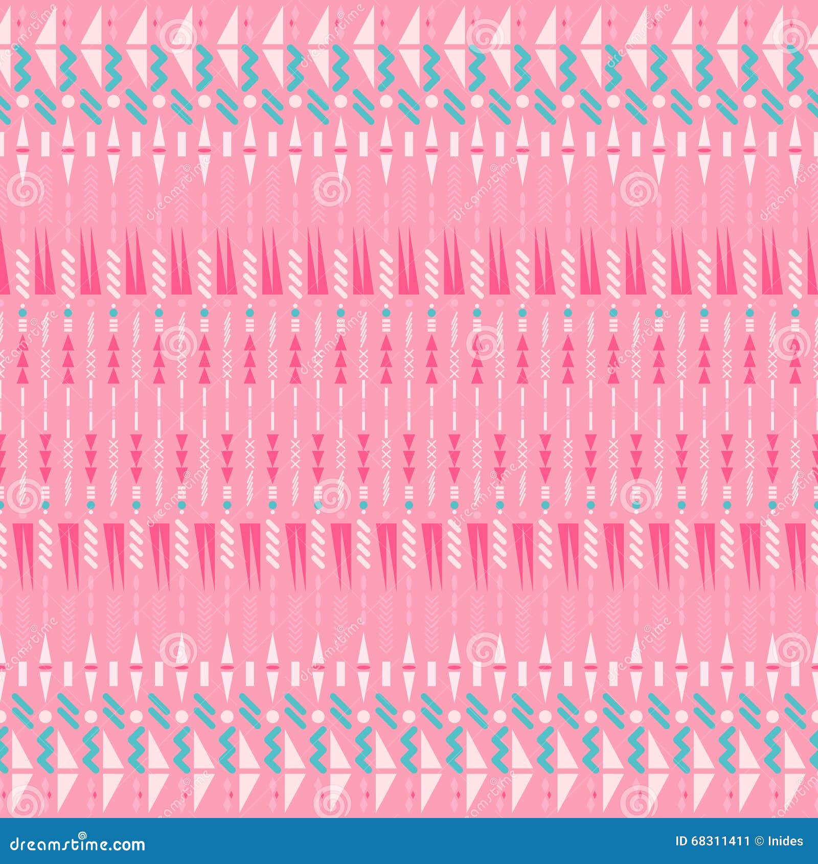 Ethnic Seamless Pattern. Aztec Fabric Design. Stock Vector ...