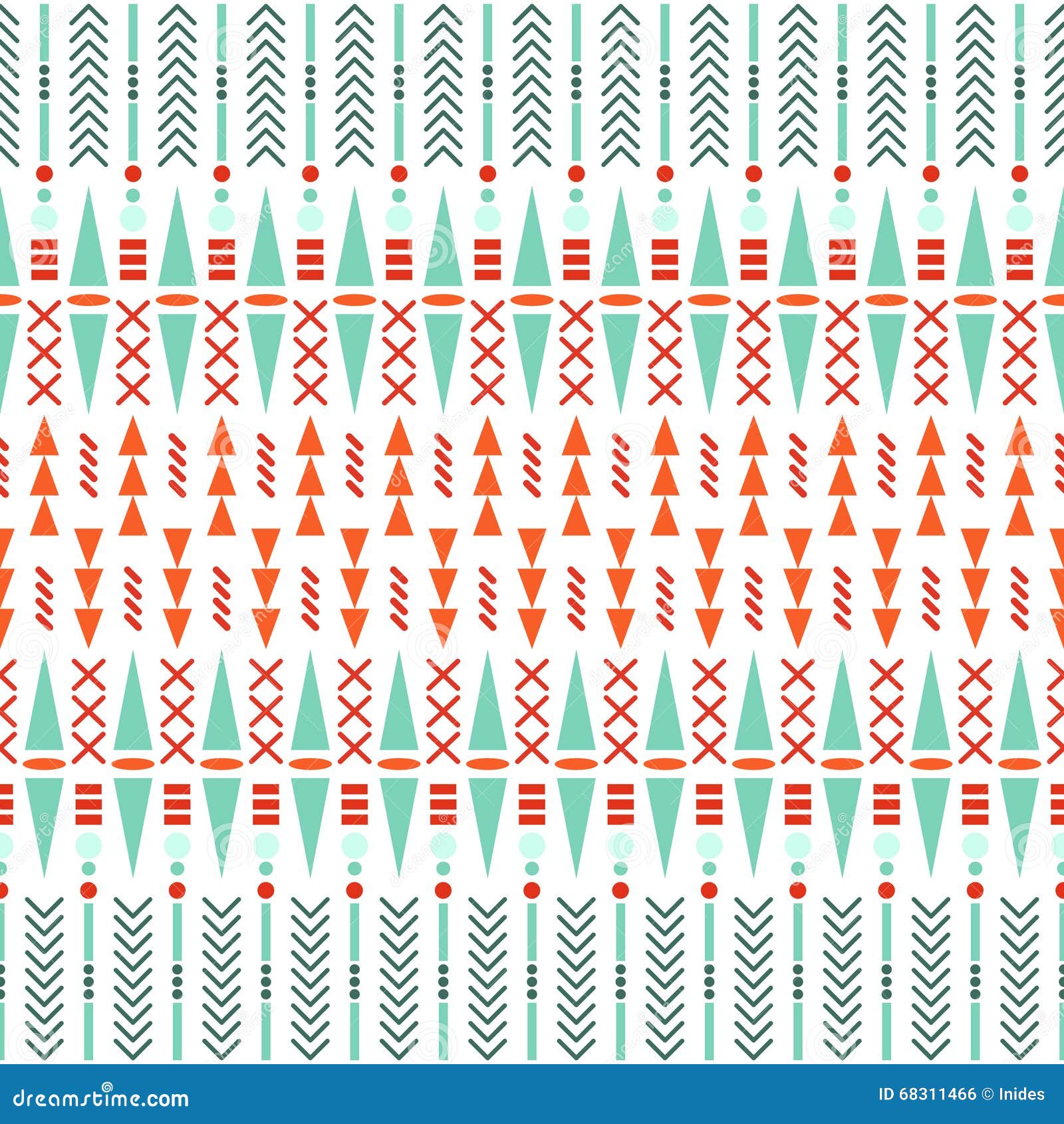 Ethnic Seamless Pattern. Aztec Fabric Design. Stock Vector ...