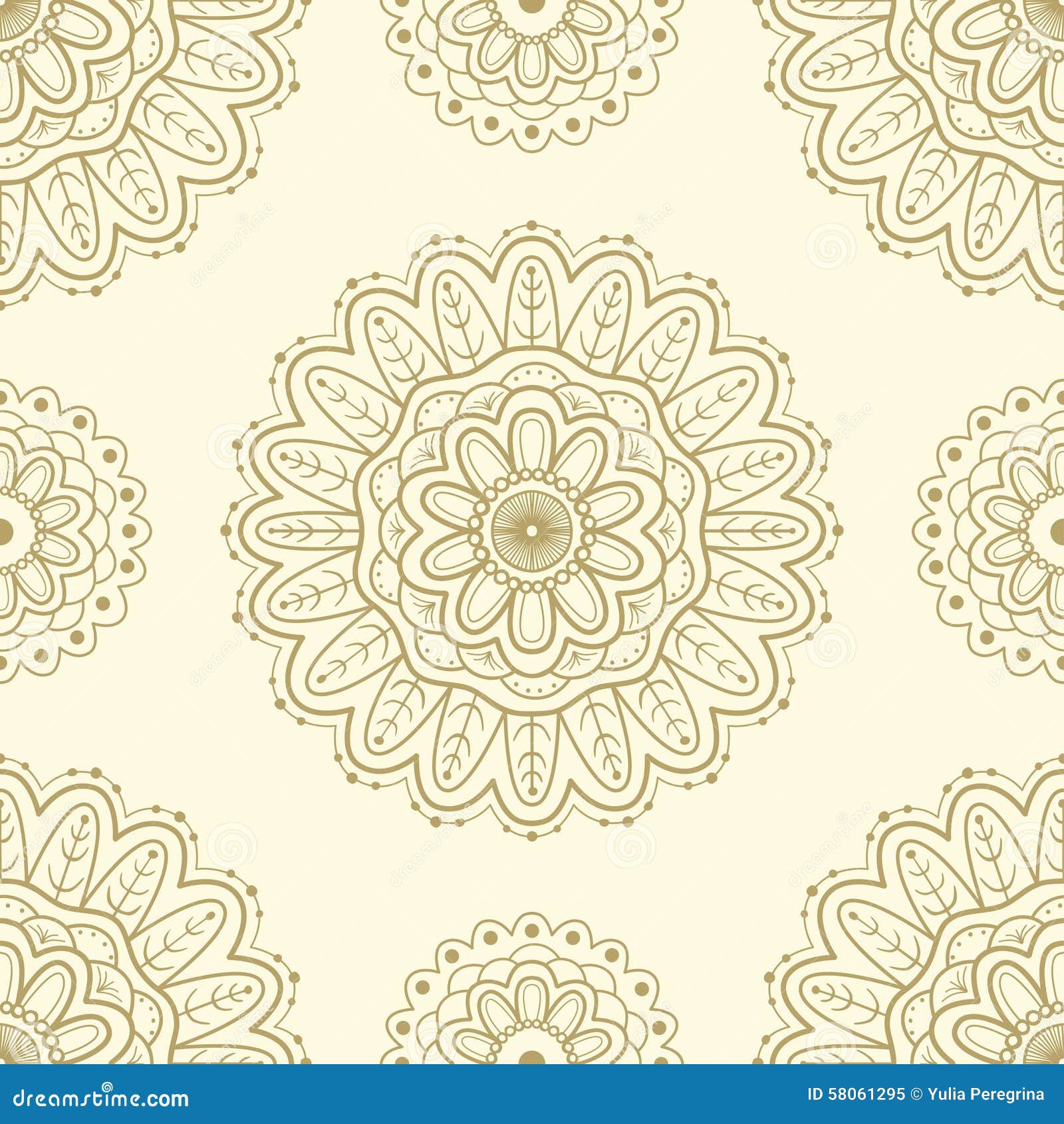 Ethnic Seamless Pattern. Lace Pattern Design. Hand Drawn Vector ...