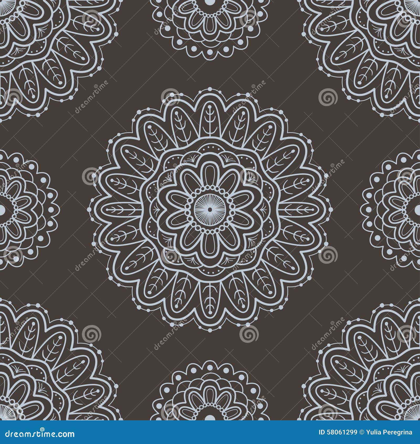 Ethnic Seamless Pattern. Lace Pattern Design. Hand Drawn Vector ...