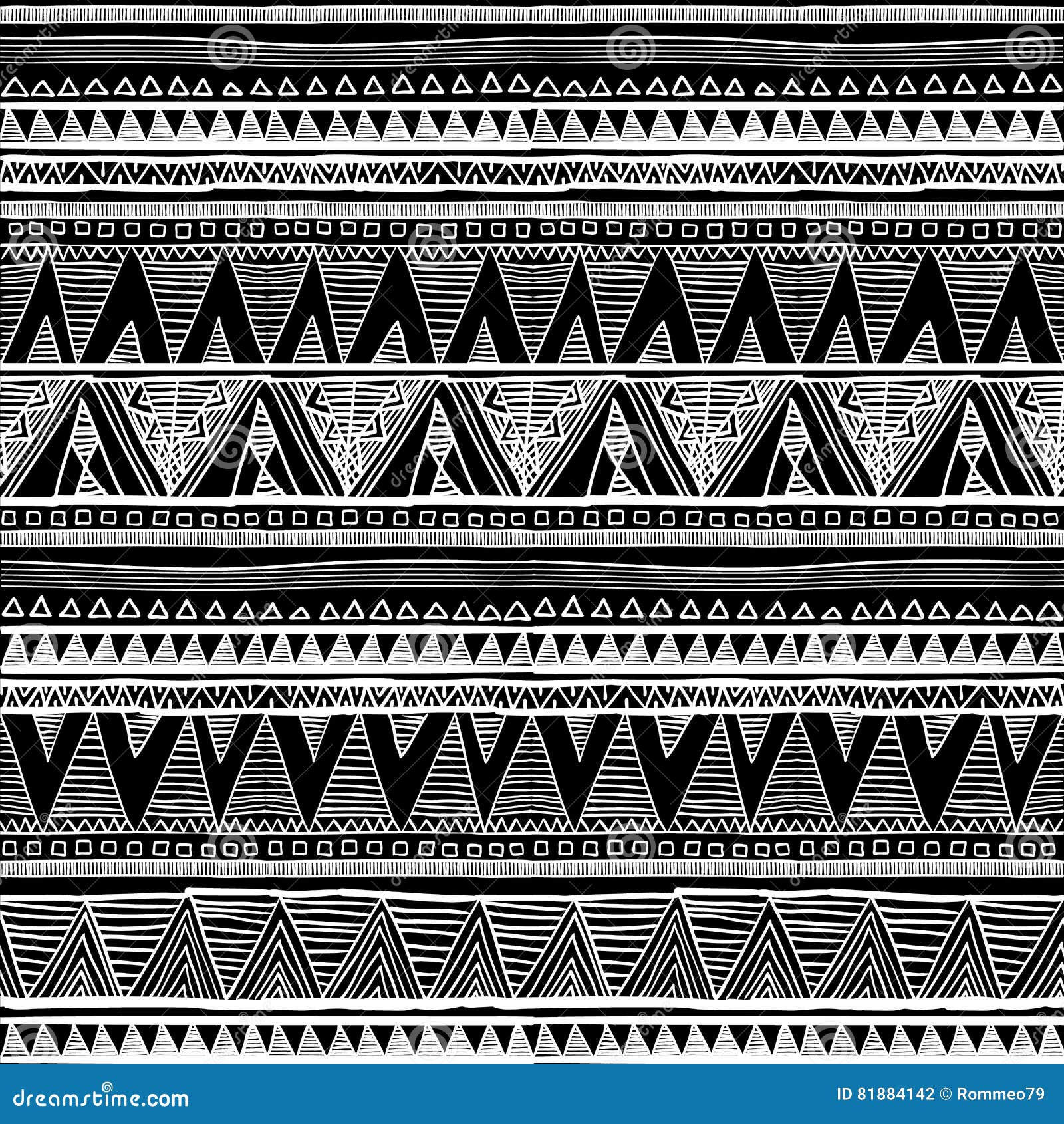 Ethnic Seamless Pattern in Native Style. Tribal Vector Seamless Pattern ...