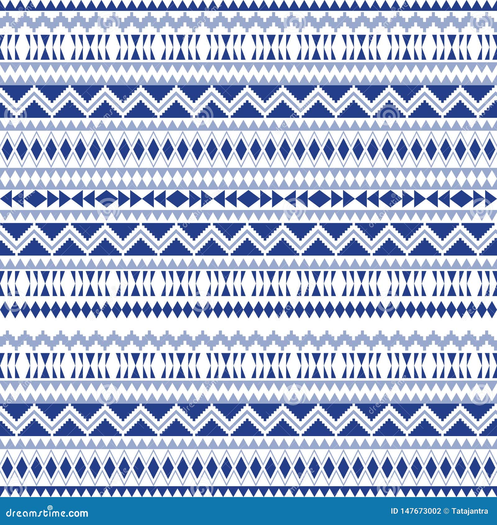 Ethnic Seamless Patterns Aztec Geometric Backgrounds Stylish Navajo