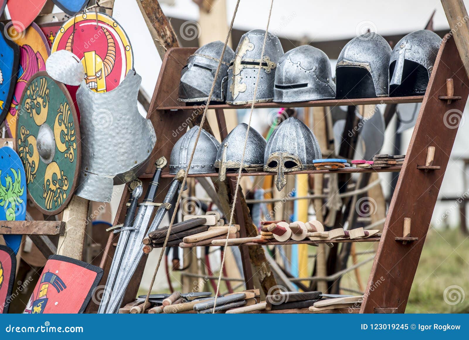 Ancient Weapons Reproduction For Celtic Festival In Montelago Italy ...
