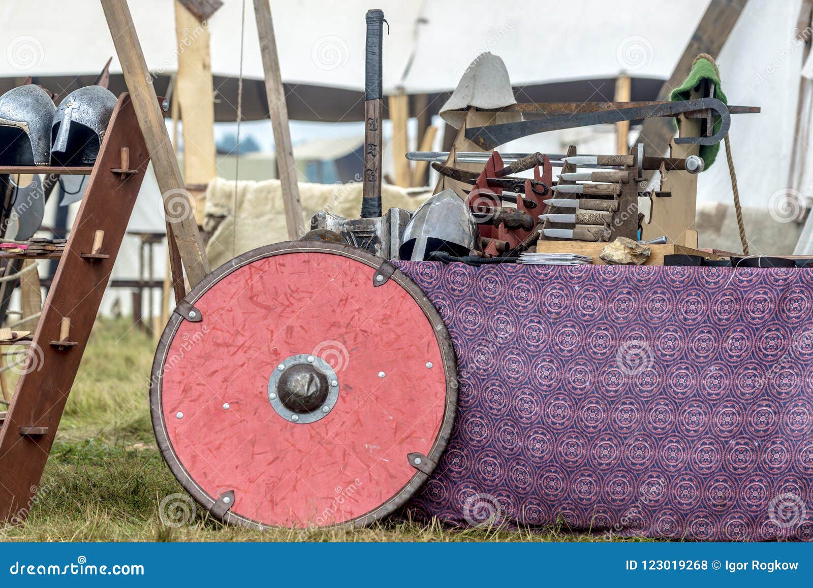 An Ancient Counter Formed In The Prehistoric Era, Overgrown With ...