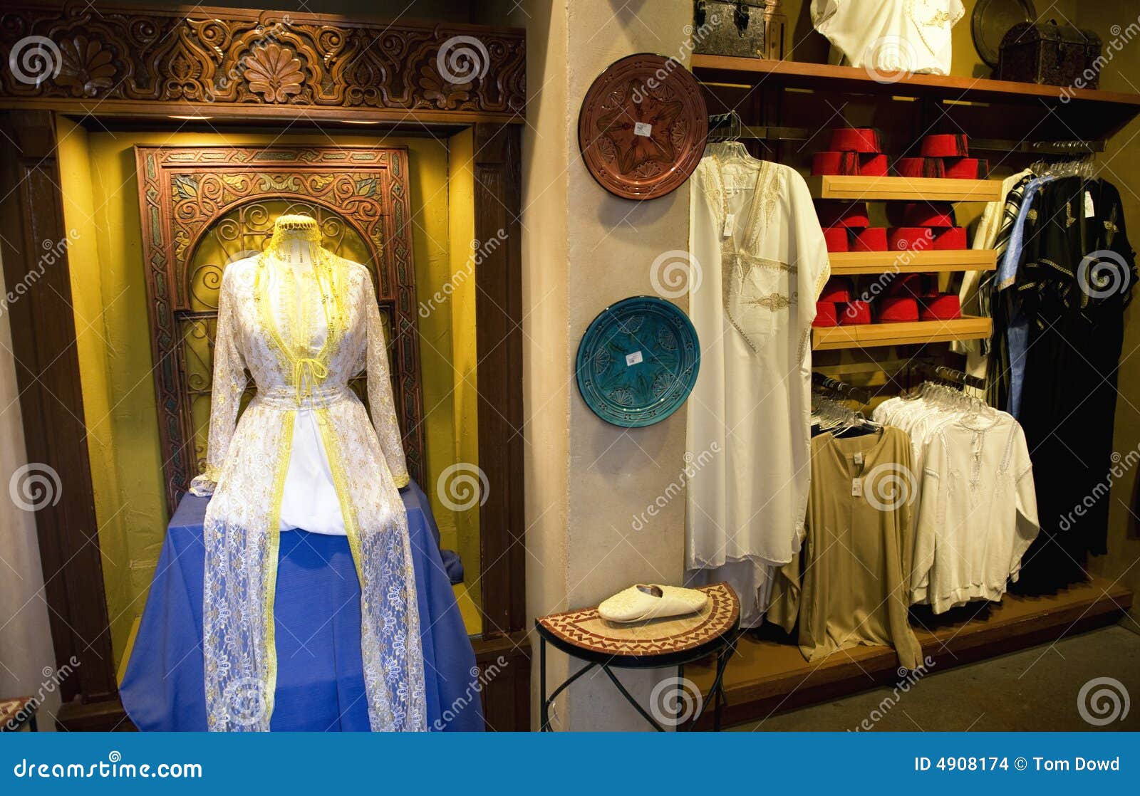 Ethnic Store stock photo. Image of store, clothing, morocco - 4908174