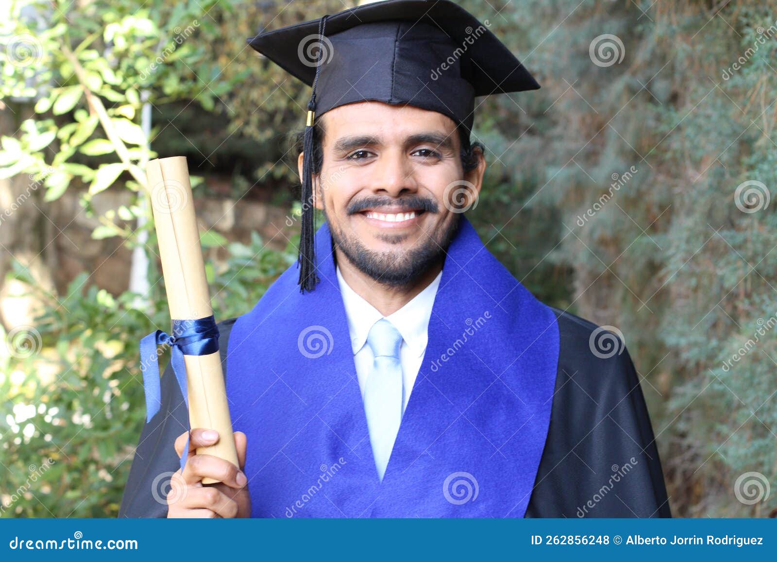 Ethnic Student during His Graduation Day Stock Photo - Image of ...