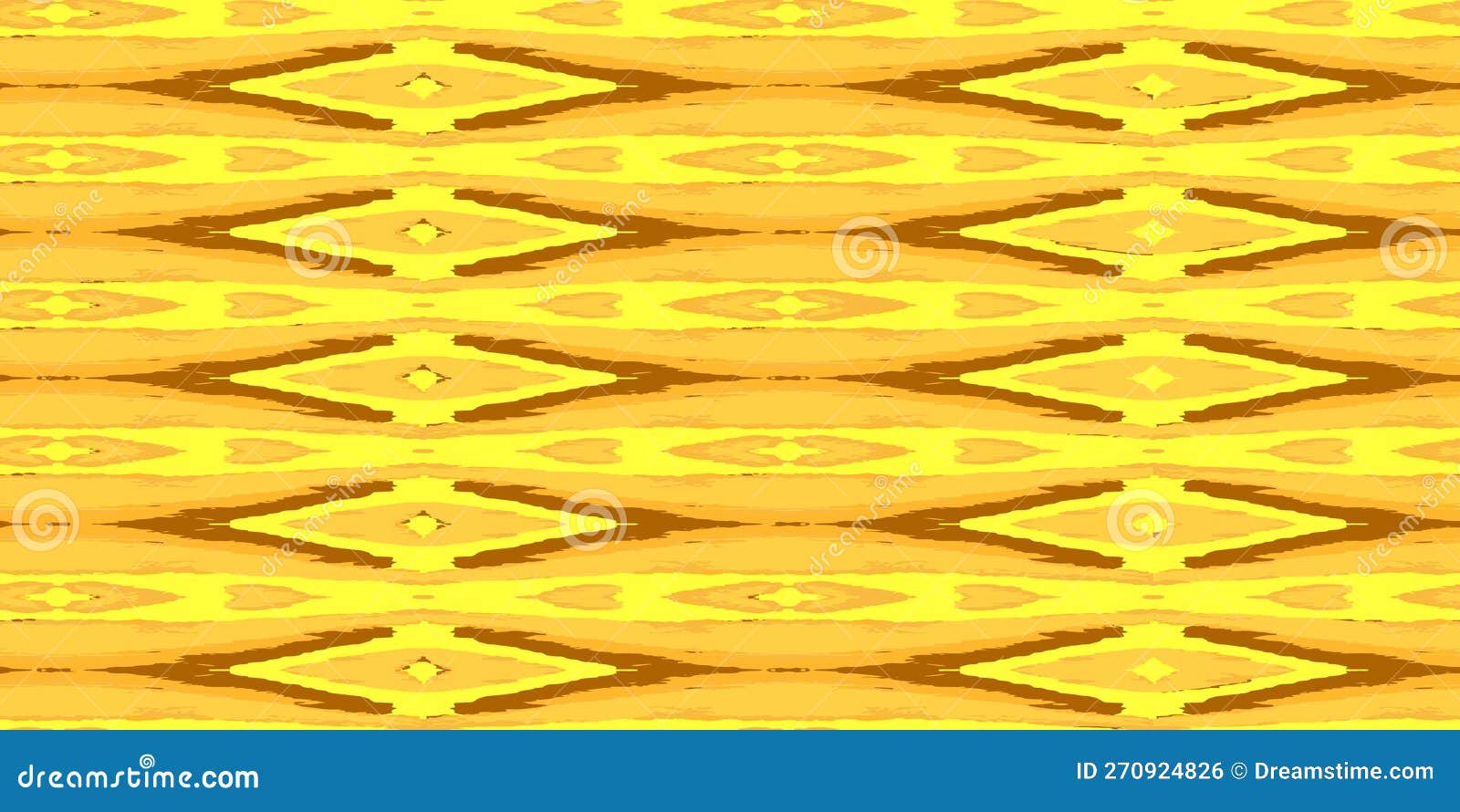 Ethnic Style Carpet Texture. Seamless Textile Ornament. Yellow Seamless ...