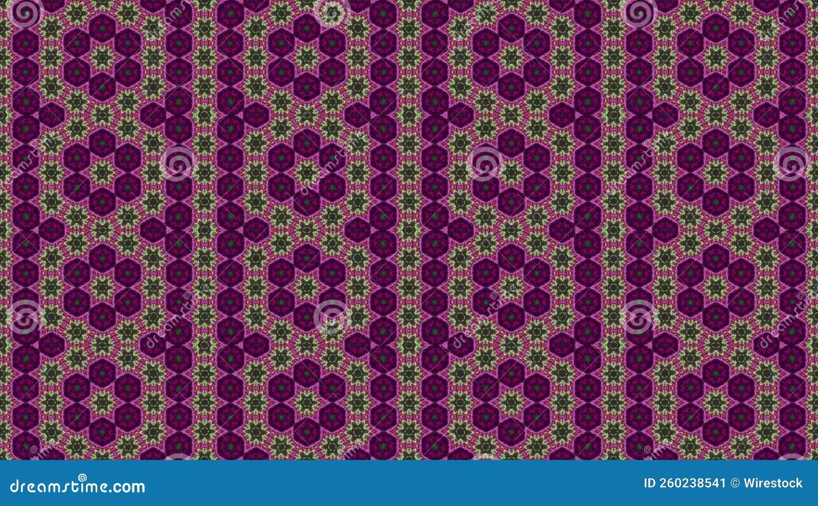 Ethnic Style Floral Shape Seamless Pattern for Textile and Design Stock ...