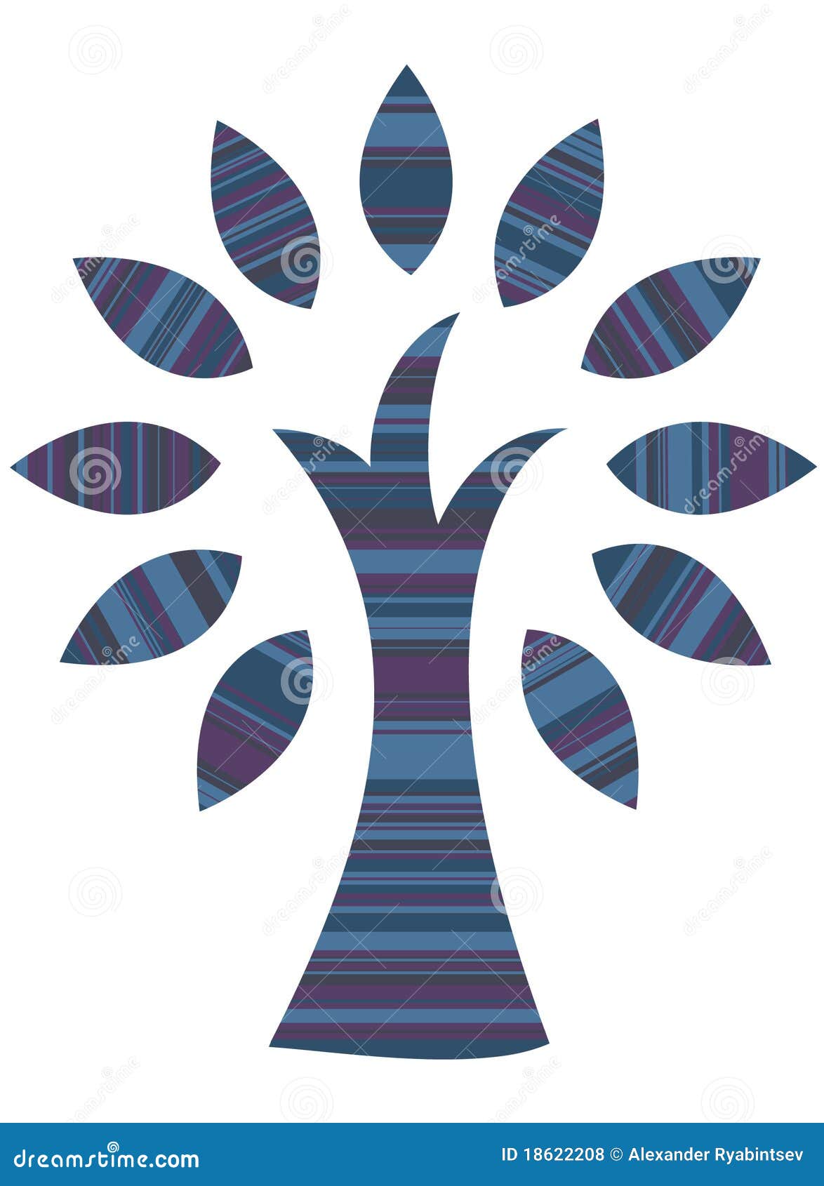 Ethnic style tree stock vector. Illustration of human - 18622208