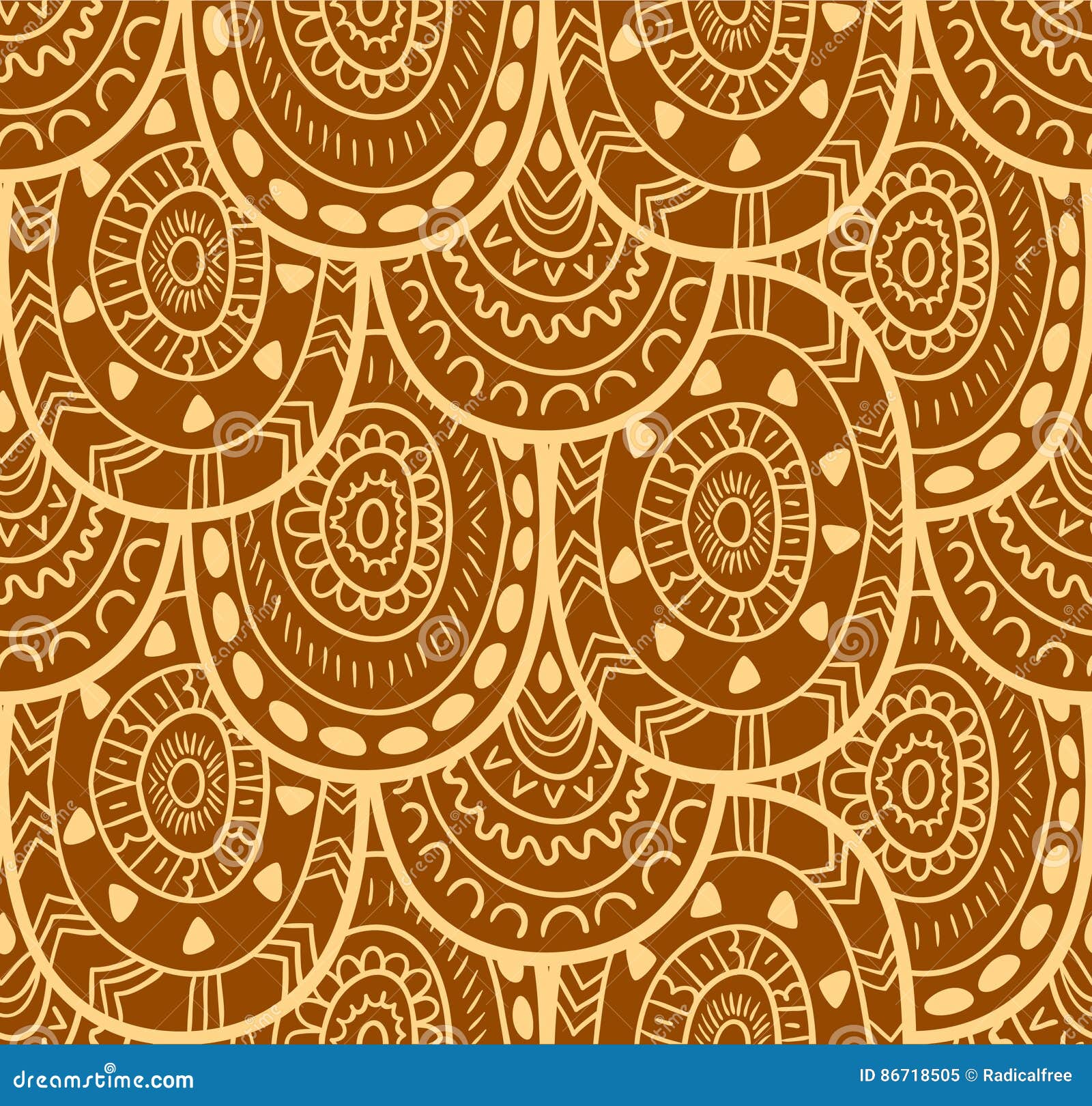 Ethnic Textile Decorative Native Ornamental Seamless Pattern in Vector ...