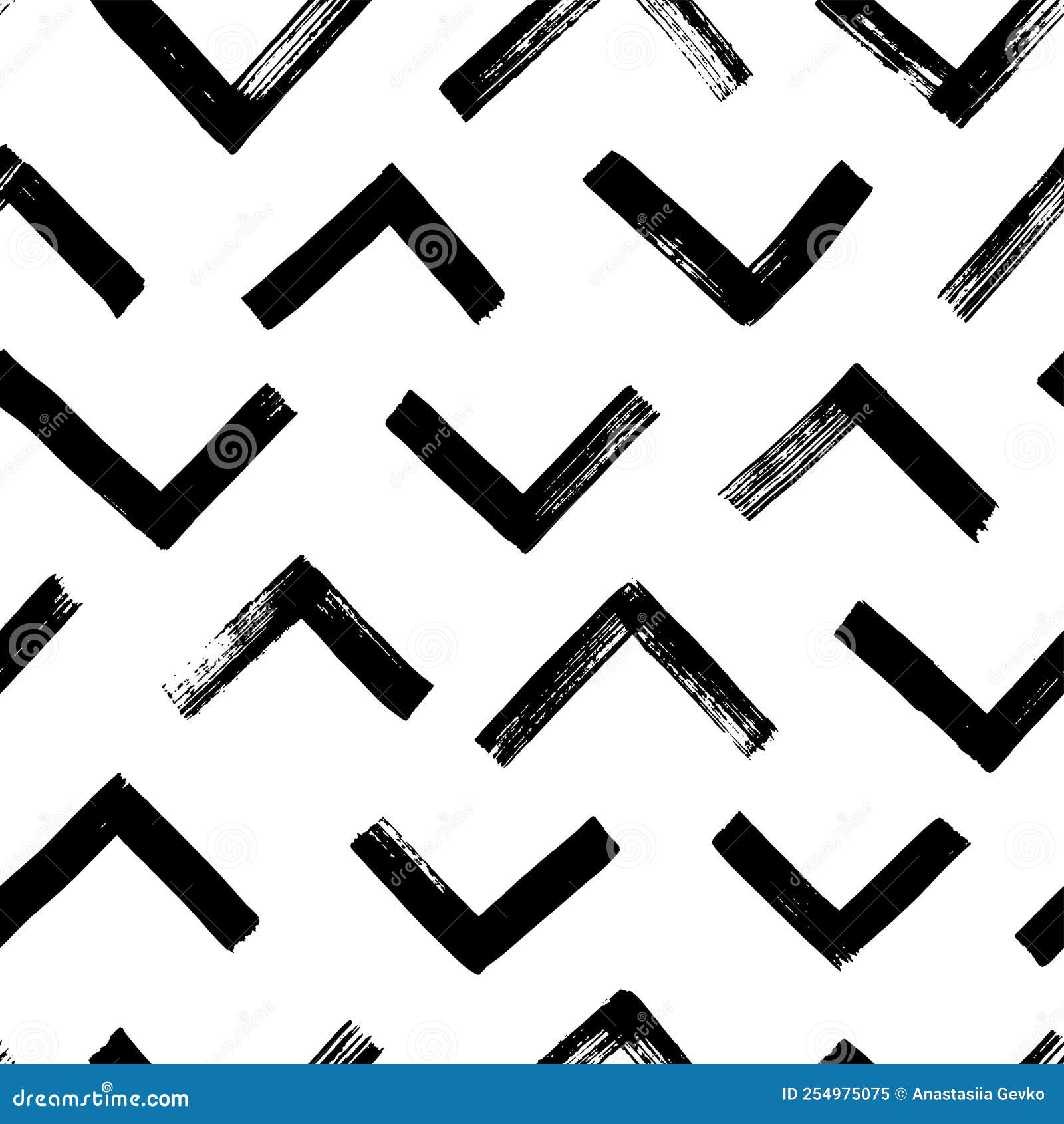 Ethnic or Tribal Chevron Zig Zag Seamless Pattern. Stock Vector ...