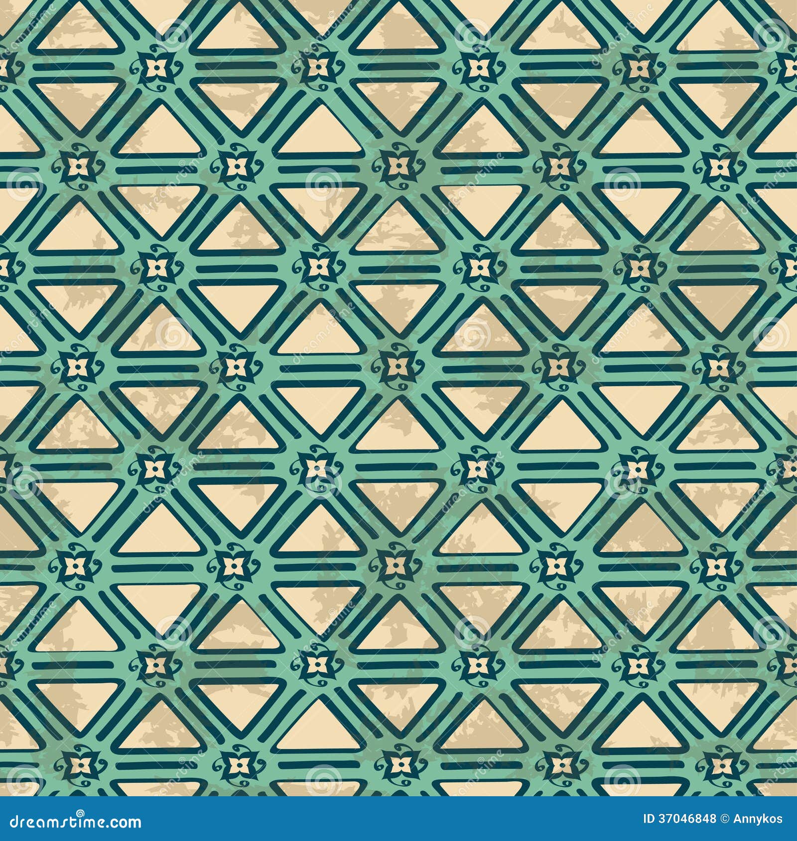 Ethnic Tribal Geometric Seamless Pattern Stock Vector - Illustration of ...