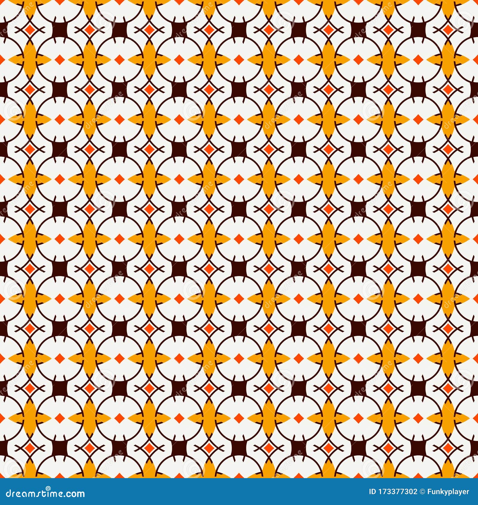 Ethnic, Tribal Wallpaper. Repeated Segmented Circles Seamless Pattern ...