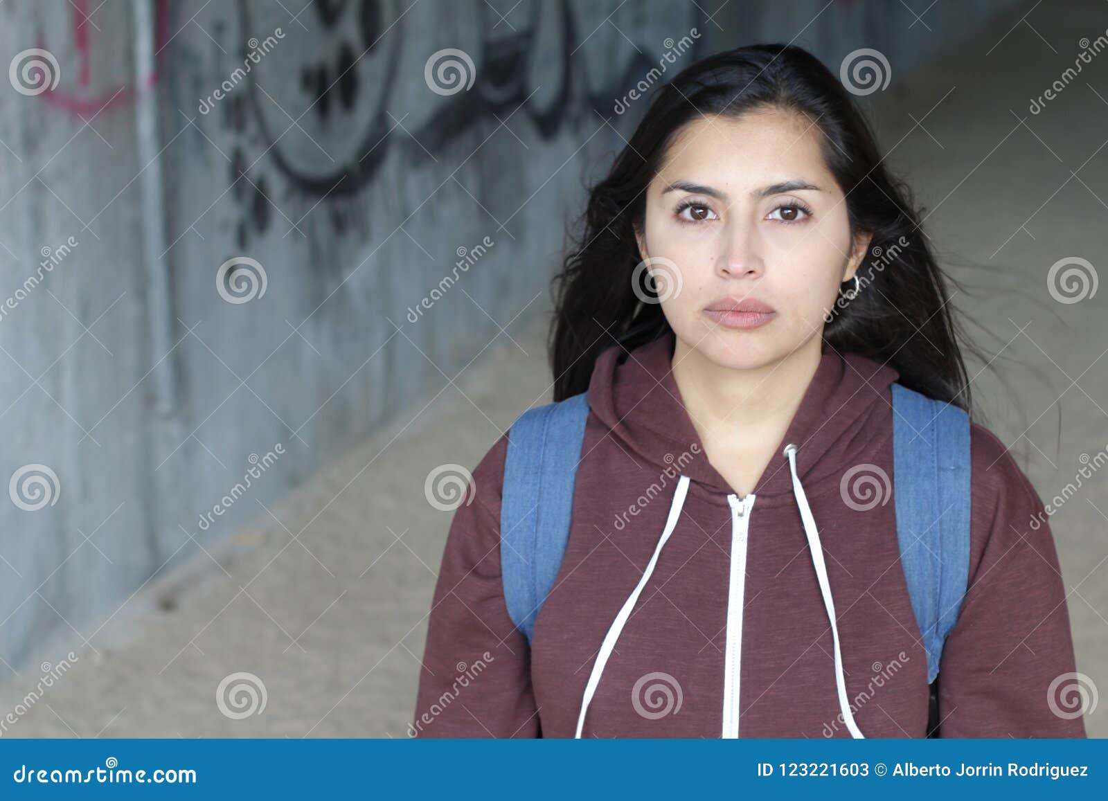 Ethnic Woman with an Intimidating Look Stock Image - Image of female ...