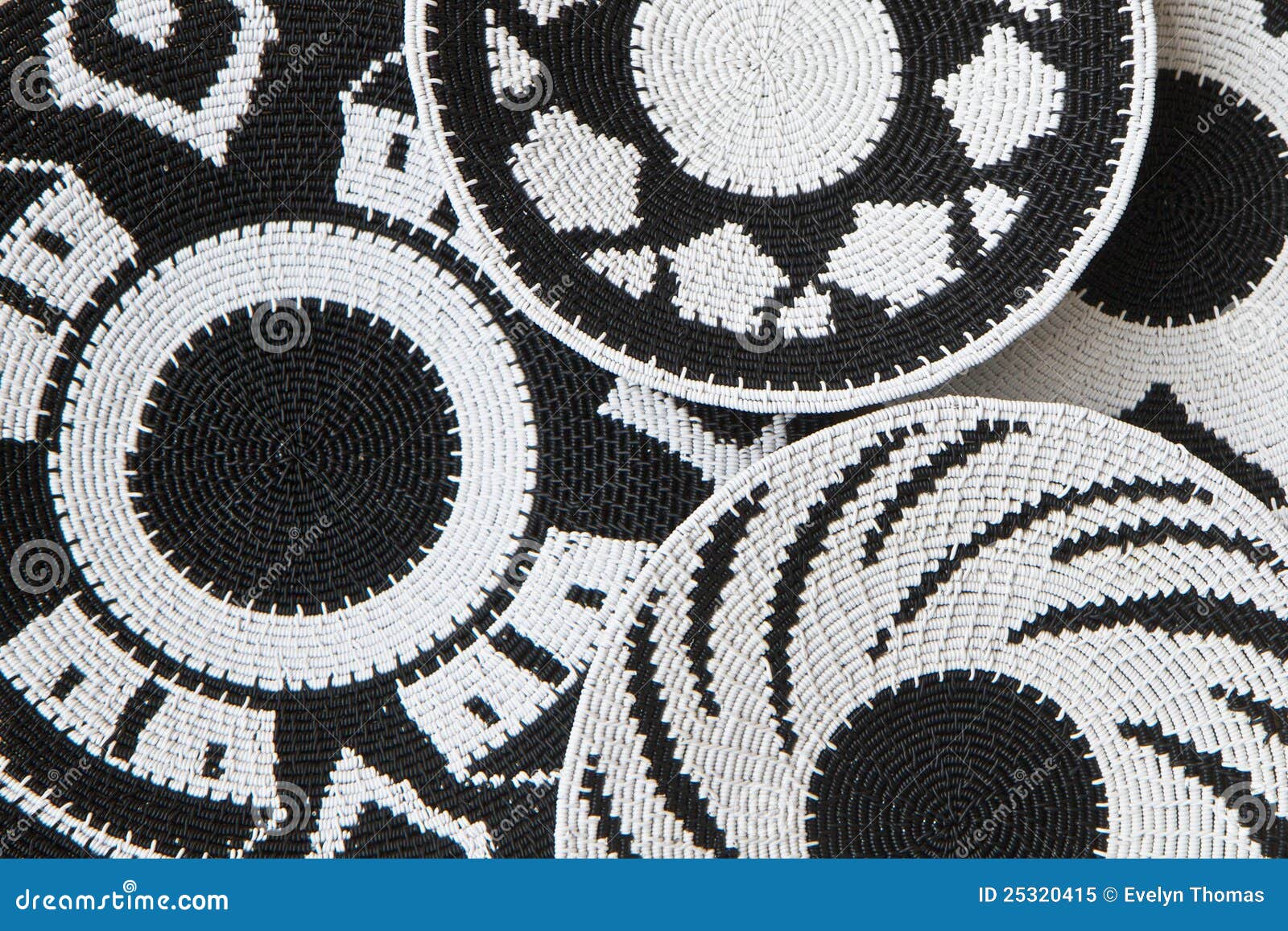 Ethnic Woven Baskets As a Background Stock Image - Image of handmade ...