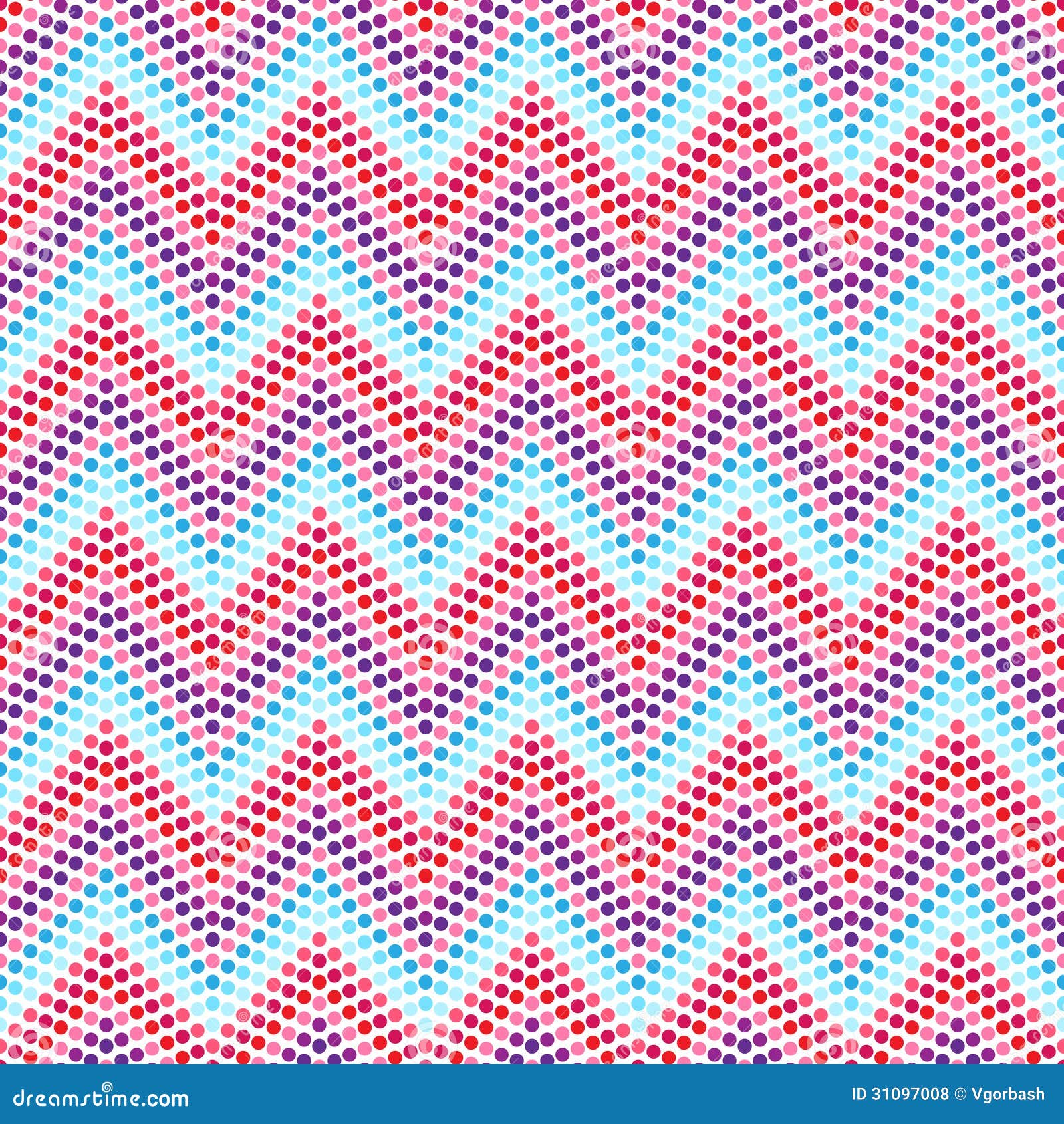 Ethnic Zigzag Pattern in Retro Colors, Aztec Style Stock Illustration ...