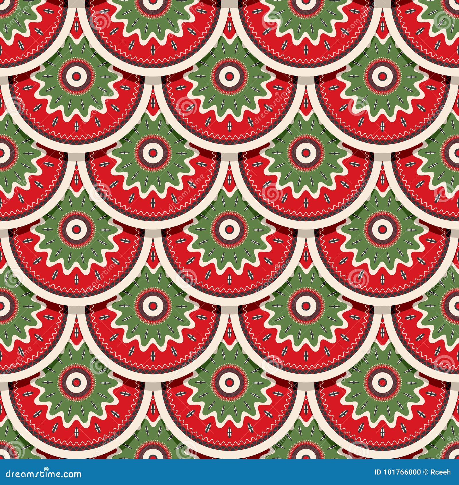 Ethno pattern stock vector. Illustration of geometric - 101766000