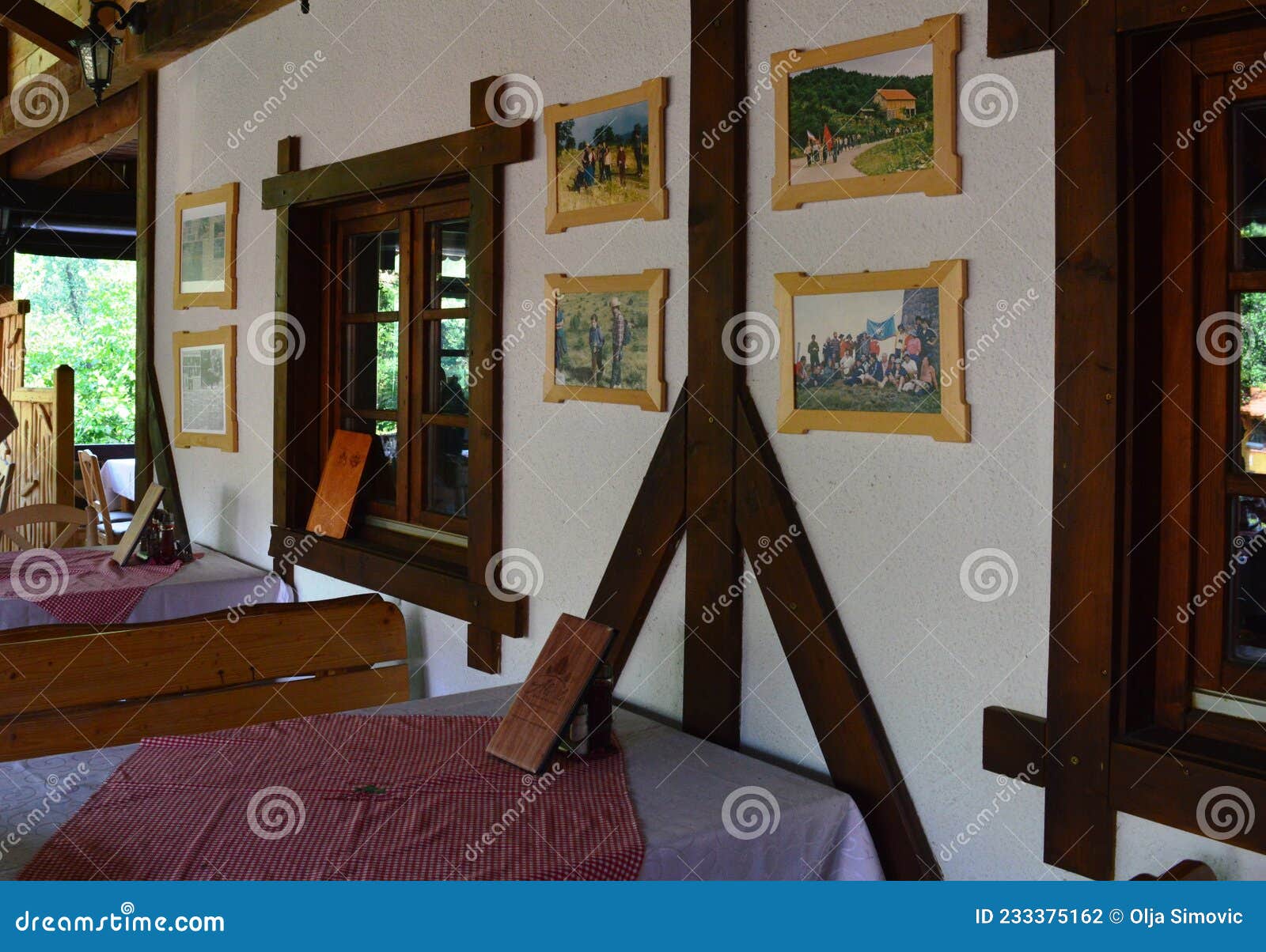 Ethno Restaurant by the Lake Editorial Photography - Image of color ...