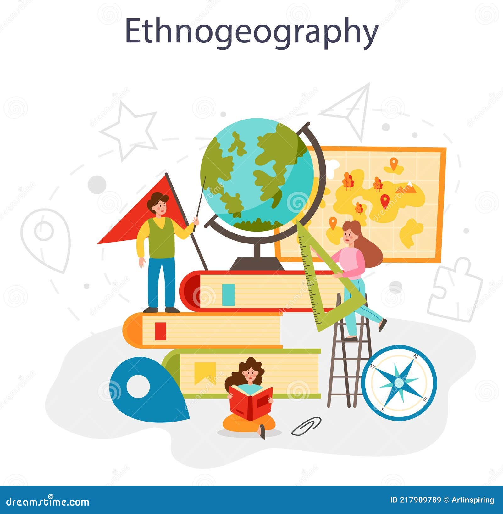 Geographical Distribution Of Wild Animals On World Map Zones Outline ...