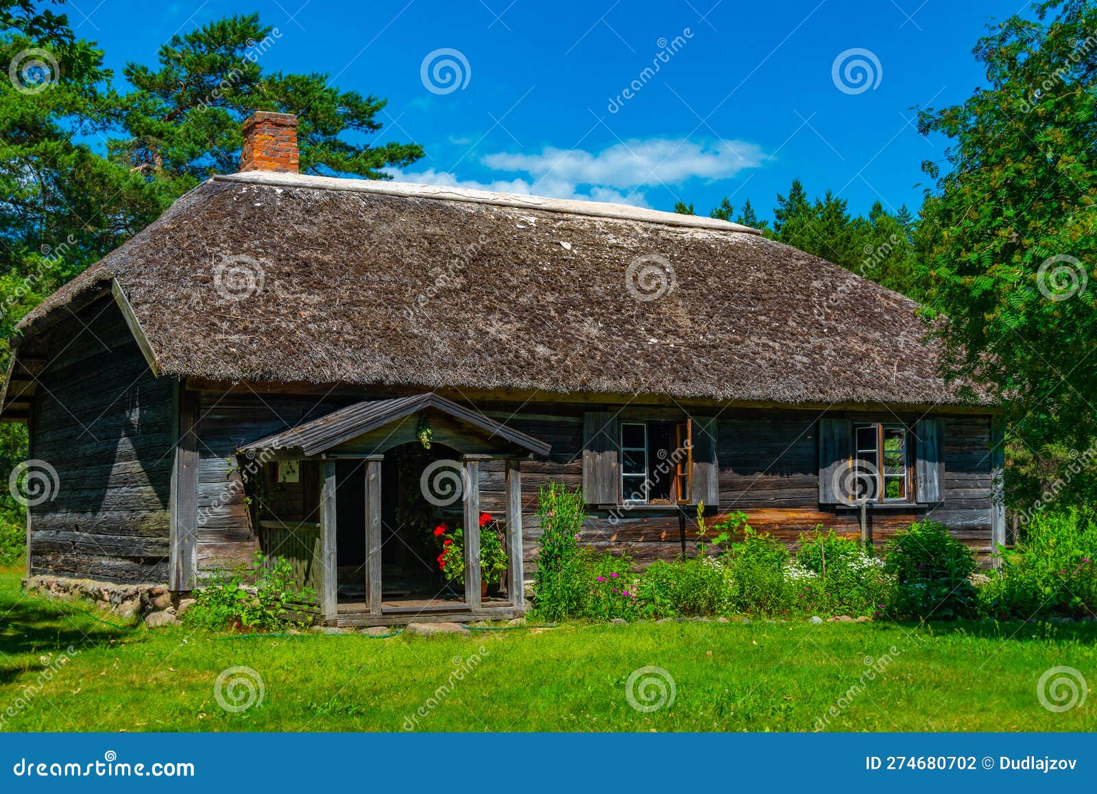The Ethnographic Open-Air Museum of Latvia in Riga Stock Photo - Image ...
