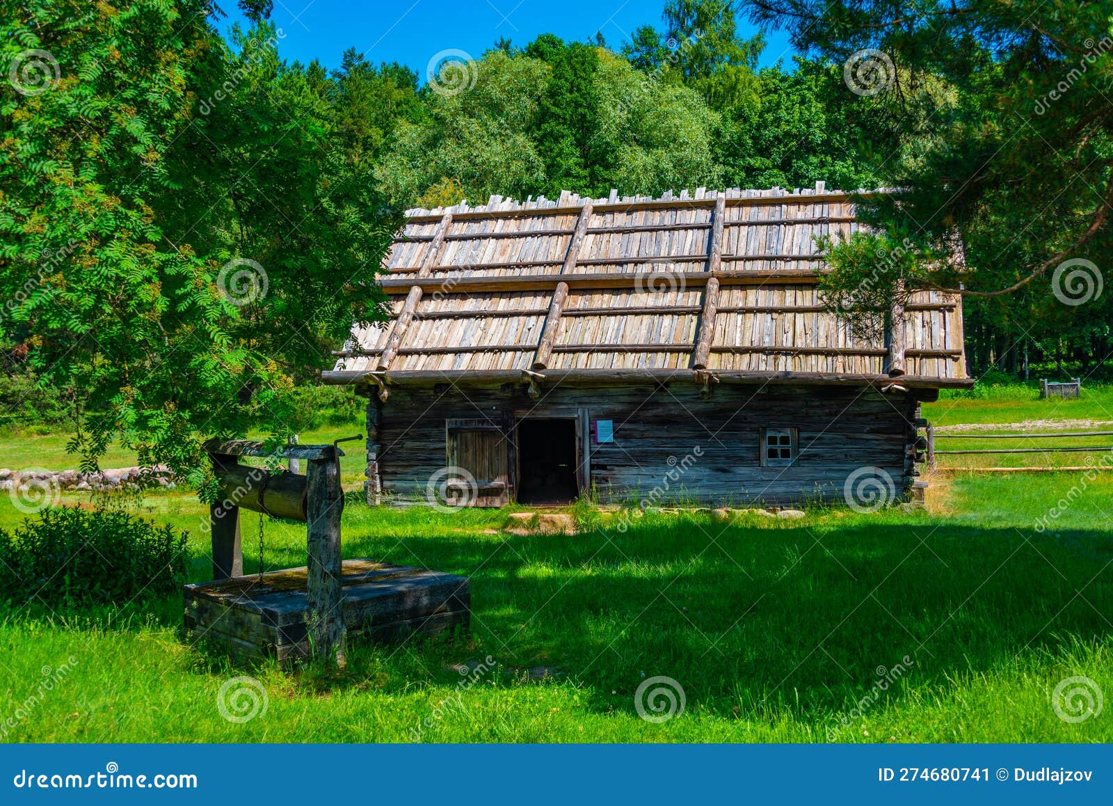 The Ethnographic Open-Air Museum of Latvia in Riga Stock Image - Image ...