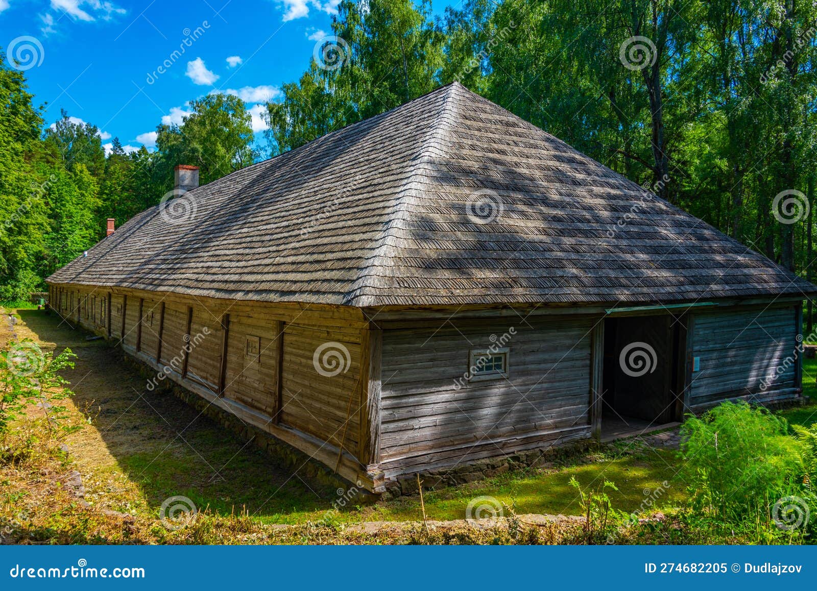 The Ethnographic Open-Air Museum of Latvia in Riga Stock Image - Image ...