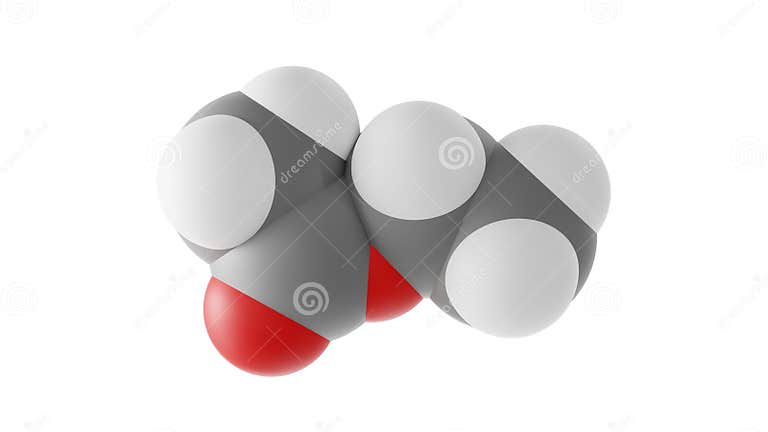 Ethyl Acetate Molecule, Ethyl Ethanoate, Molecular Structure, Isolated ...