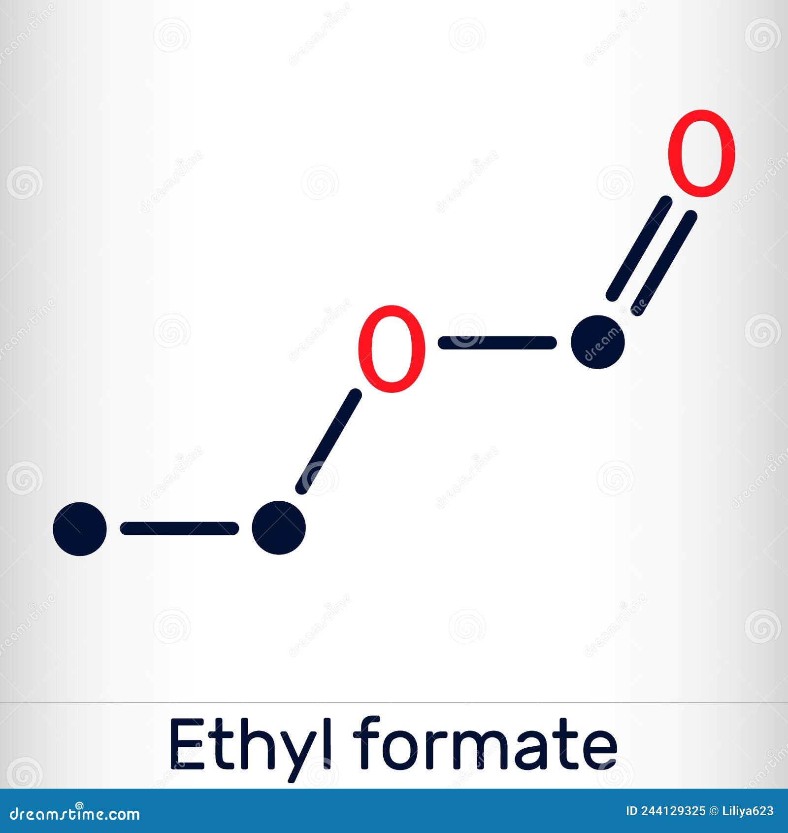 Ethyl Formate, Ethylformate, Ethyl Methanoate, Formic Ether Molecule ...